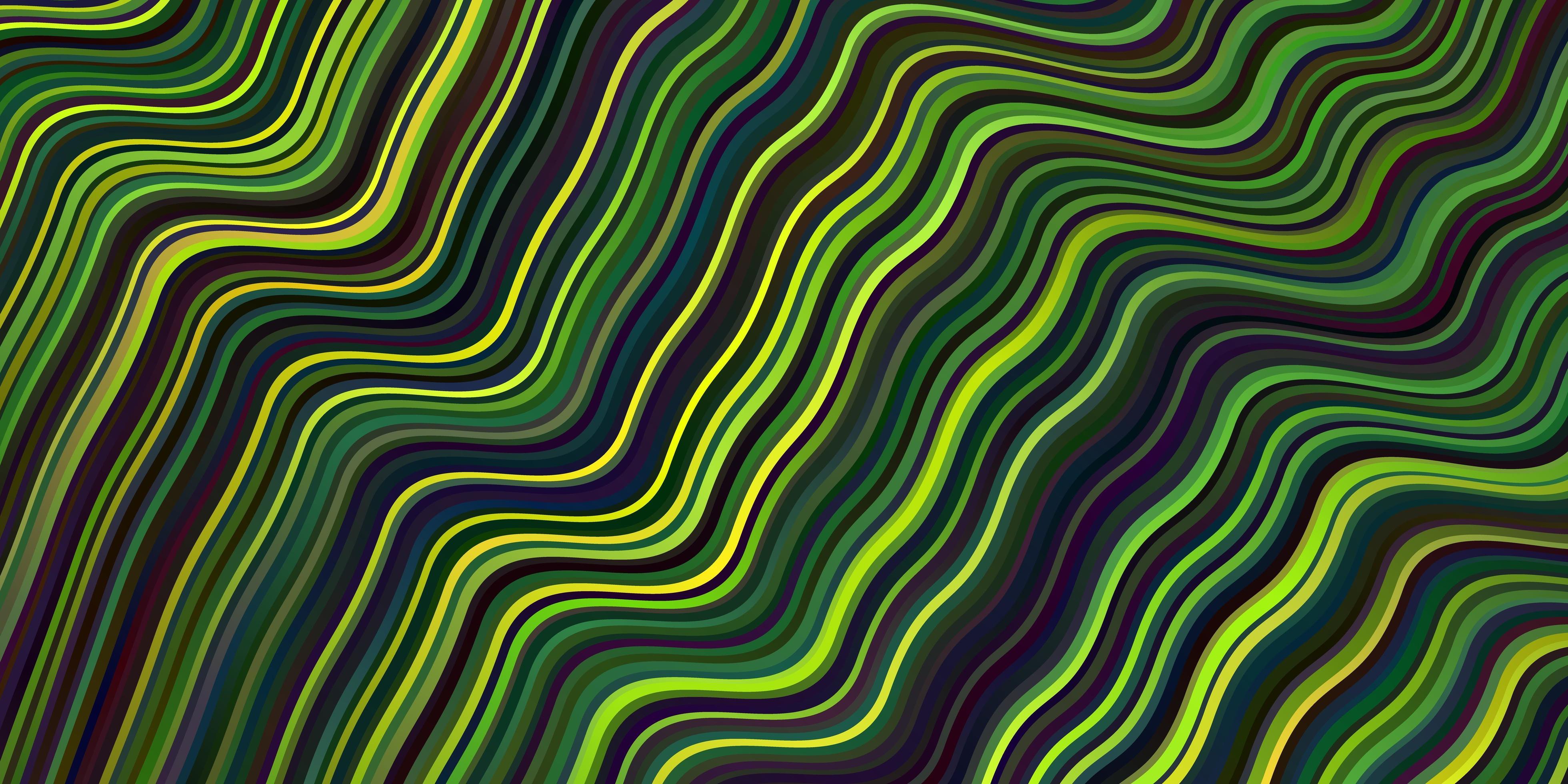 Dark Blue Green Vector Layout With Bent Lines 1983283 Vector Art At