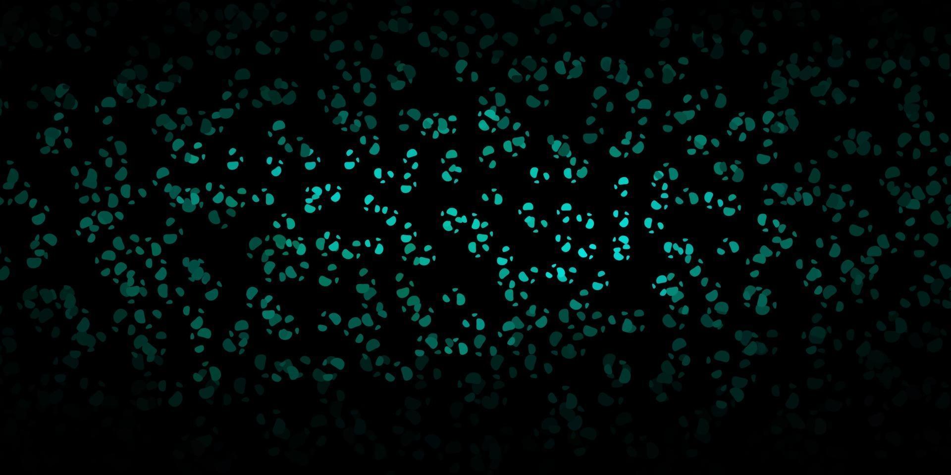 Dark Green Vector Background With Random Forms 1986015 Vector Art At
