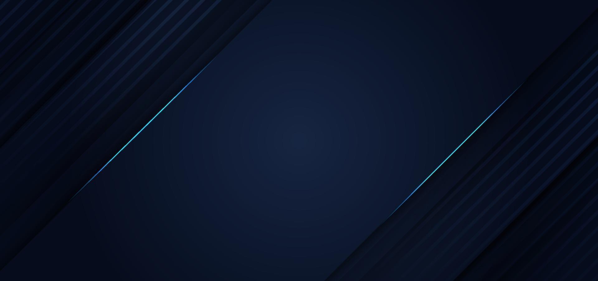 Abstract template blue geometric diagonal overlap layer on dark blue ...