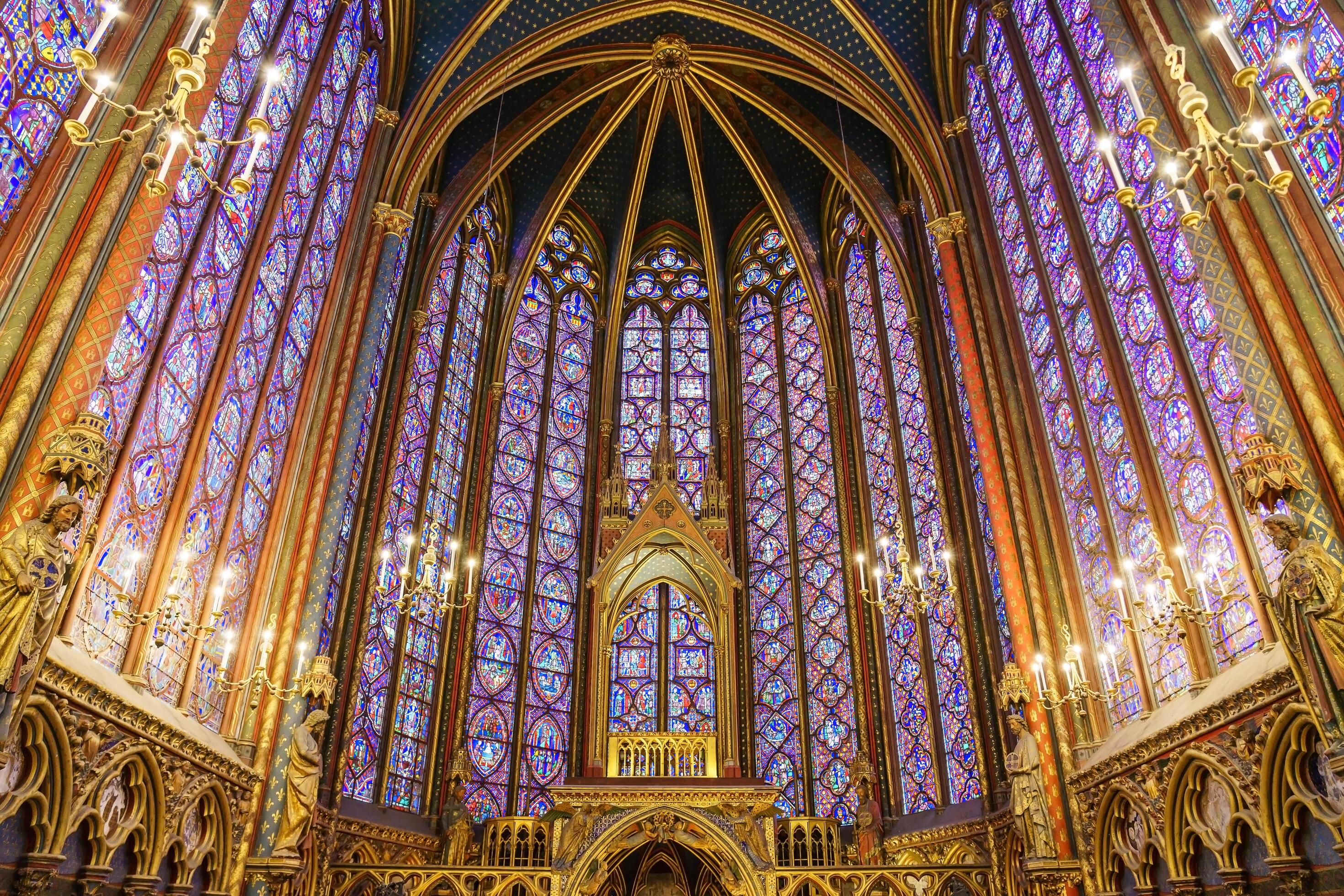 The Sainte Chapelle in Paris, France 1990586 Stock Photo at Vecteezy