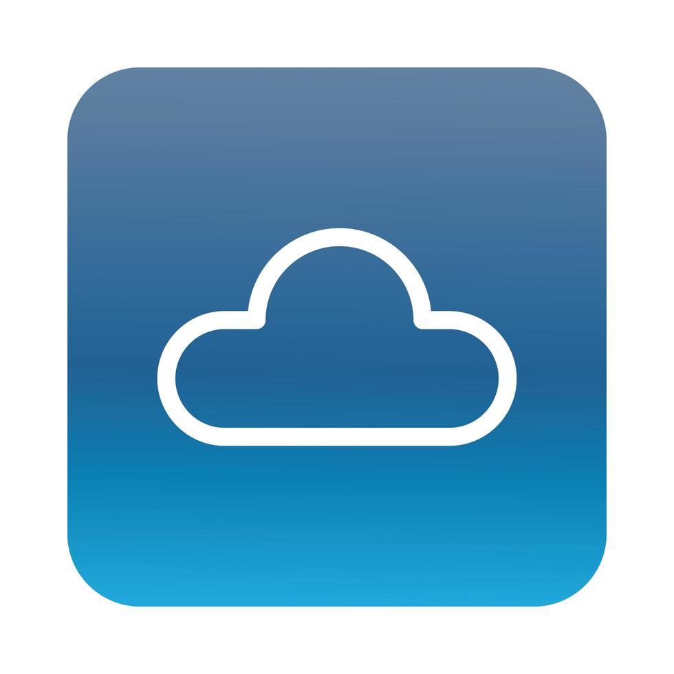 cloud computing block gradient style icon 1993511 Vector Art at Vecteezy