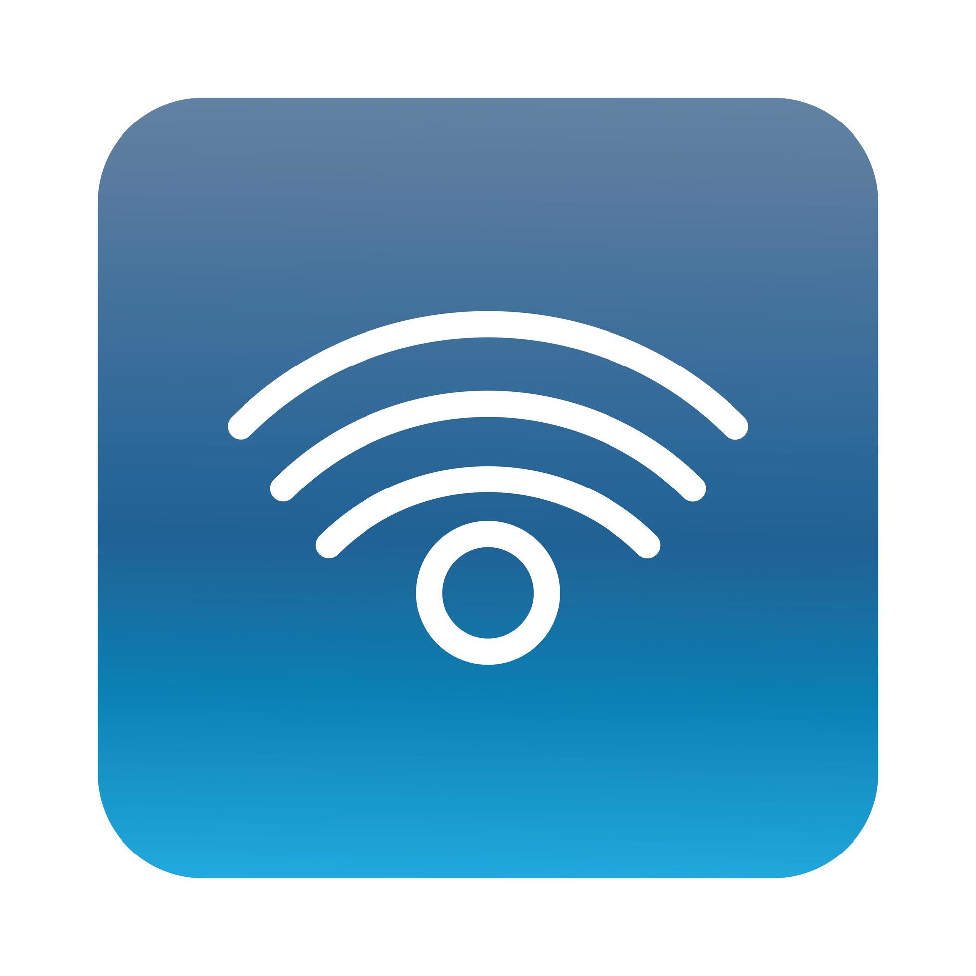 wifi connection signal block gradient style icon 1993602 Vector Art at Vecteezy