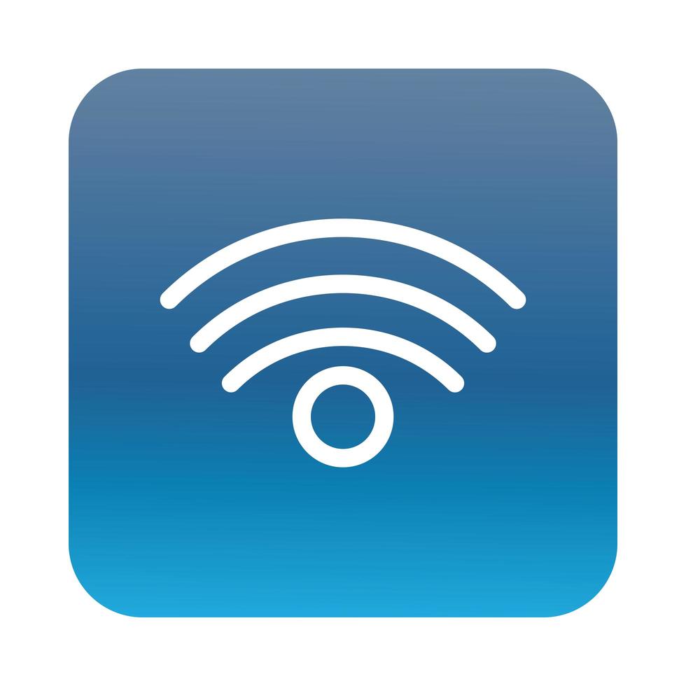 wifi connection signal block gradient style icon 1993602 Vector Art at Vecteezy