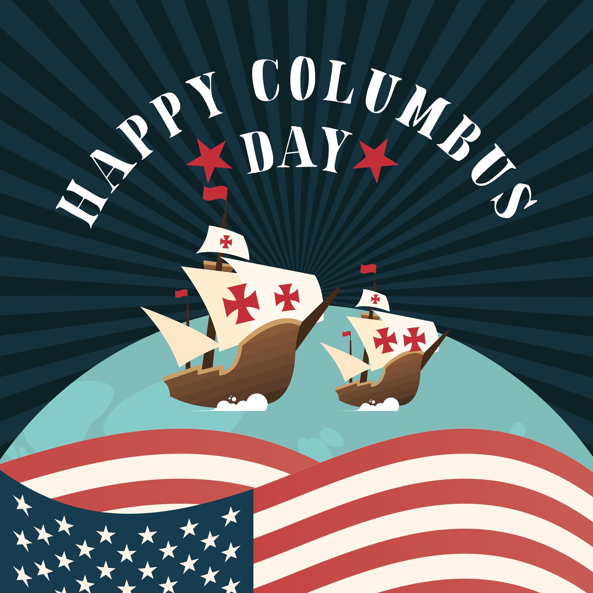 ships-for-happy-columbus-day-celebration-1994161-vector-art-at-vecteezy