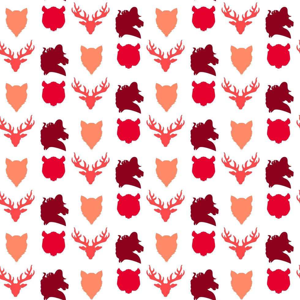 Wildlife seamless pattern 1998541 Vector Art at Vecteezy