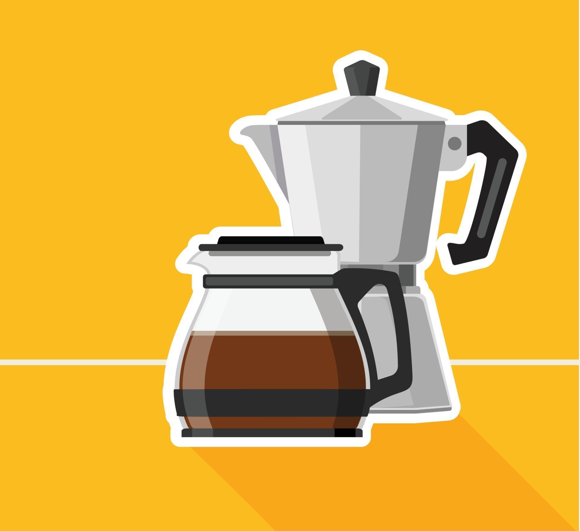 diseño de cafetera 2004607 Vector en Vecteezy