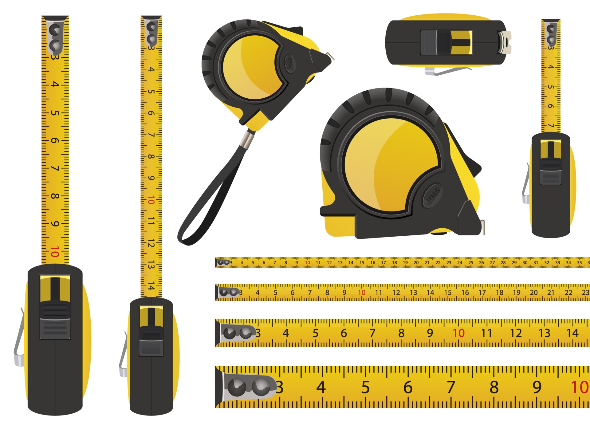 Tape Measure Vector Art Icons And Graphics For Free Download