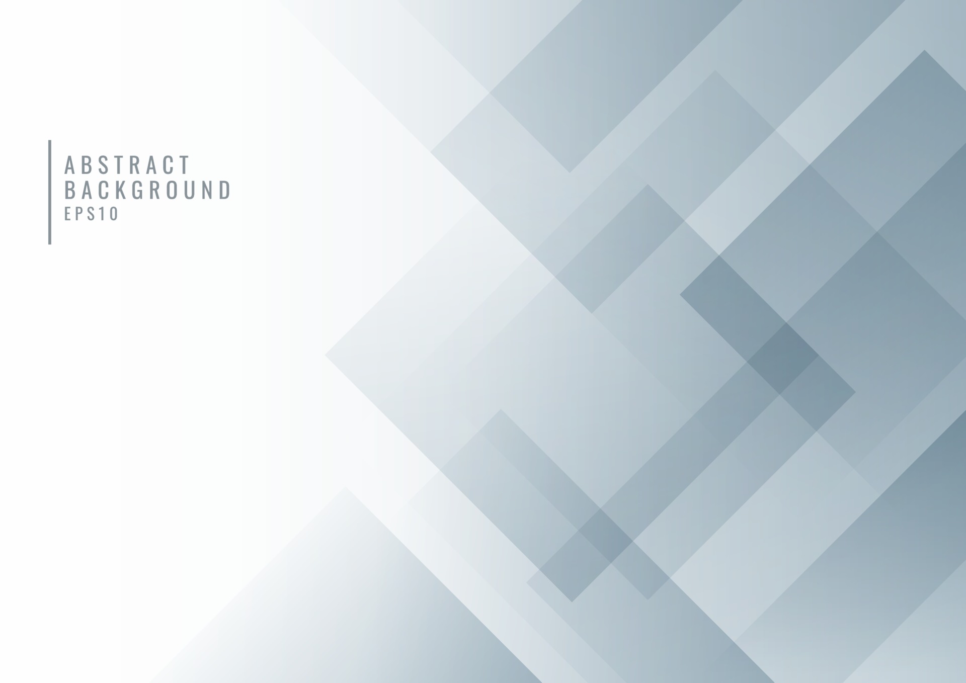 Abstract White And Gray Geometric Square Shape Overlapping Layer