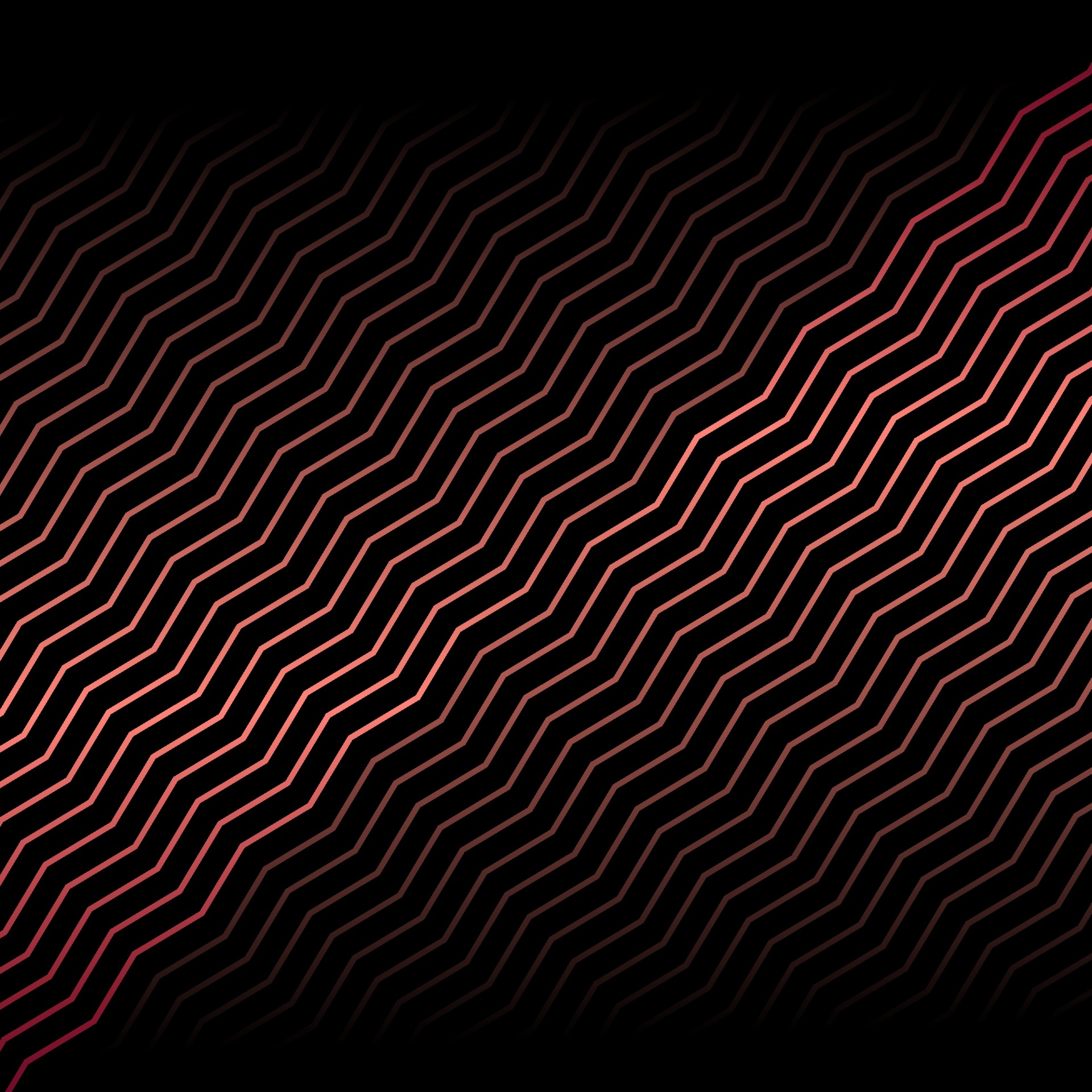 Black And Red Chevron Pattern