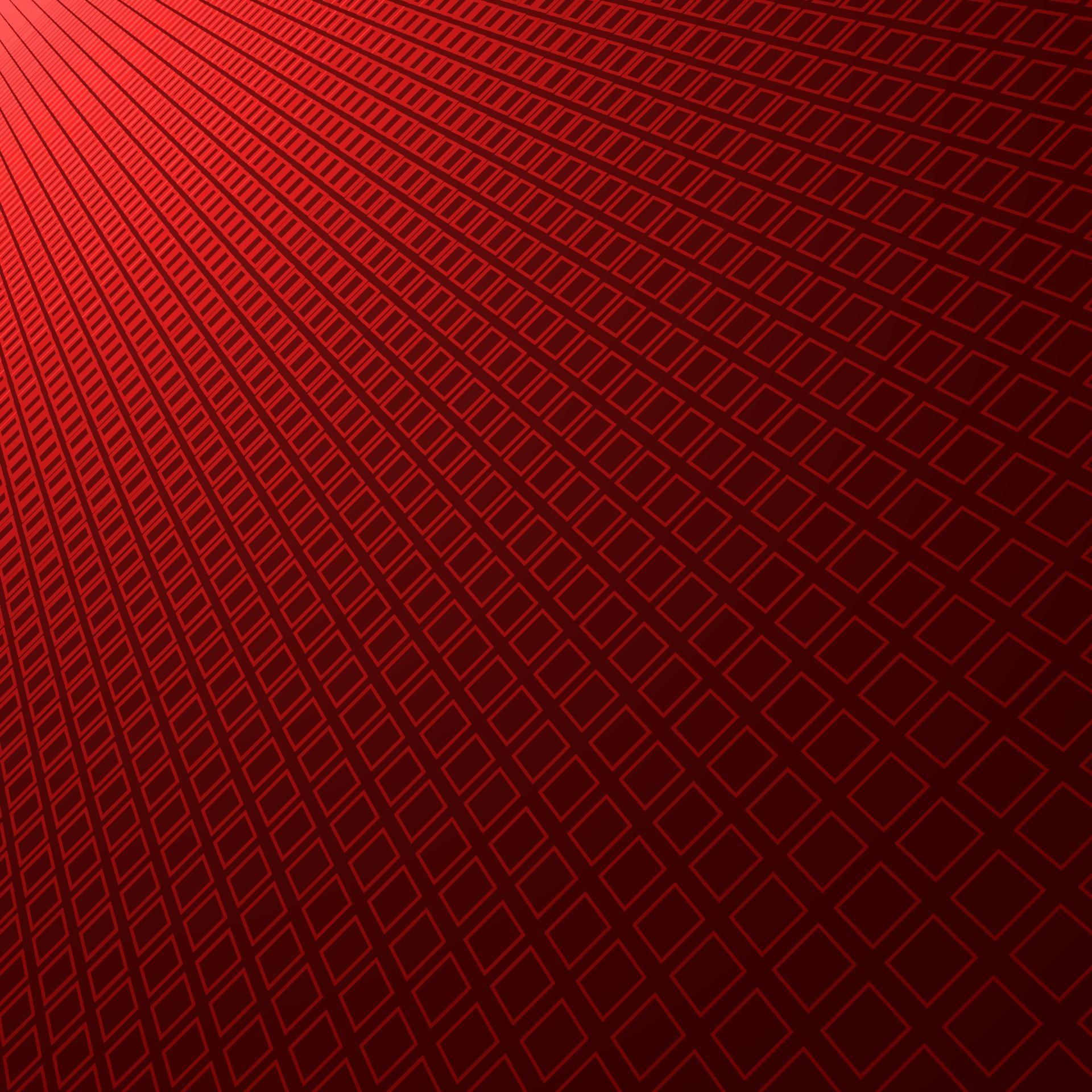 Abstract red gradient background with diagonal perspective square ...
