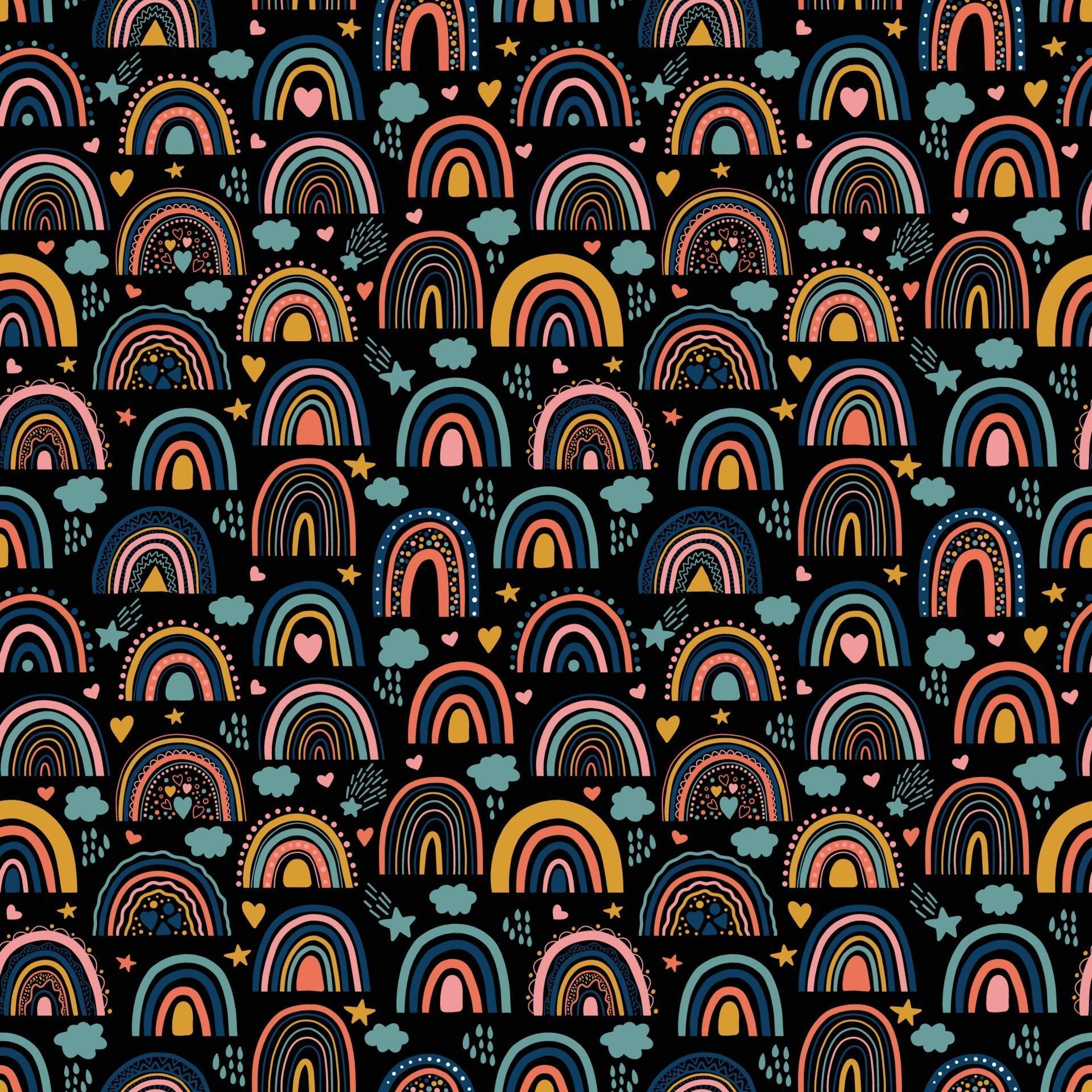 Rainbow seamless pattern 2013754 Vector Art at Vecteezy