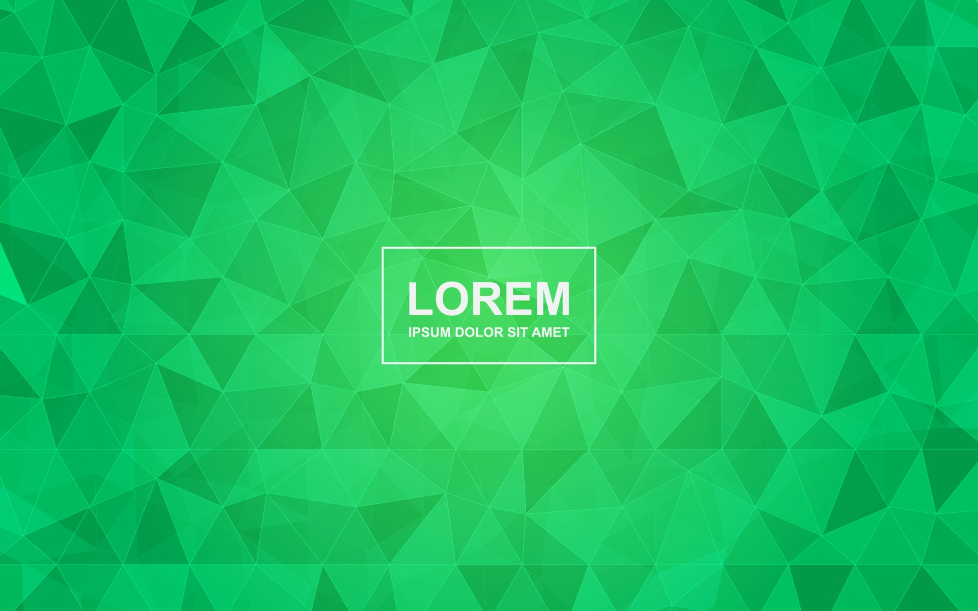 Triangle Background Vector Design with Green and Light Green 2023185 ...