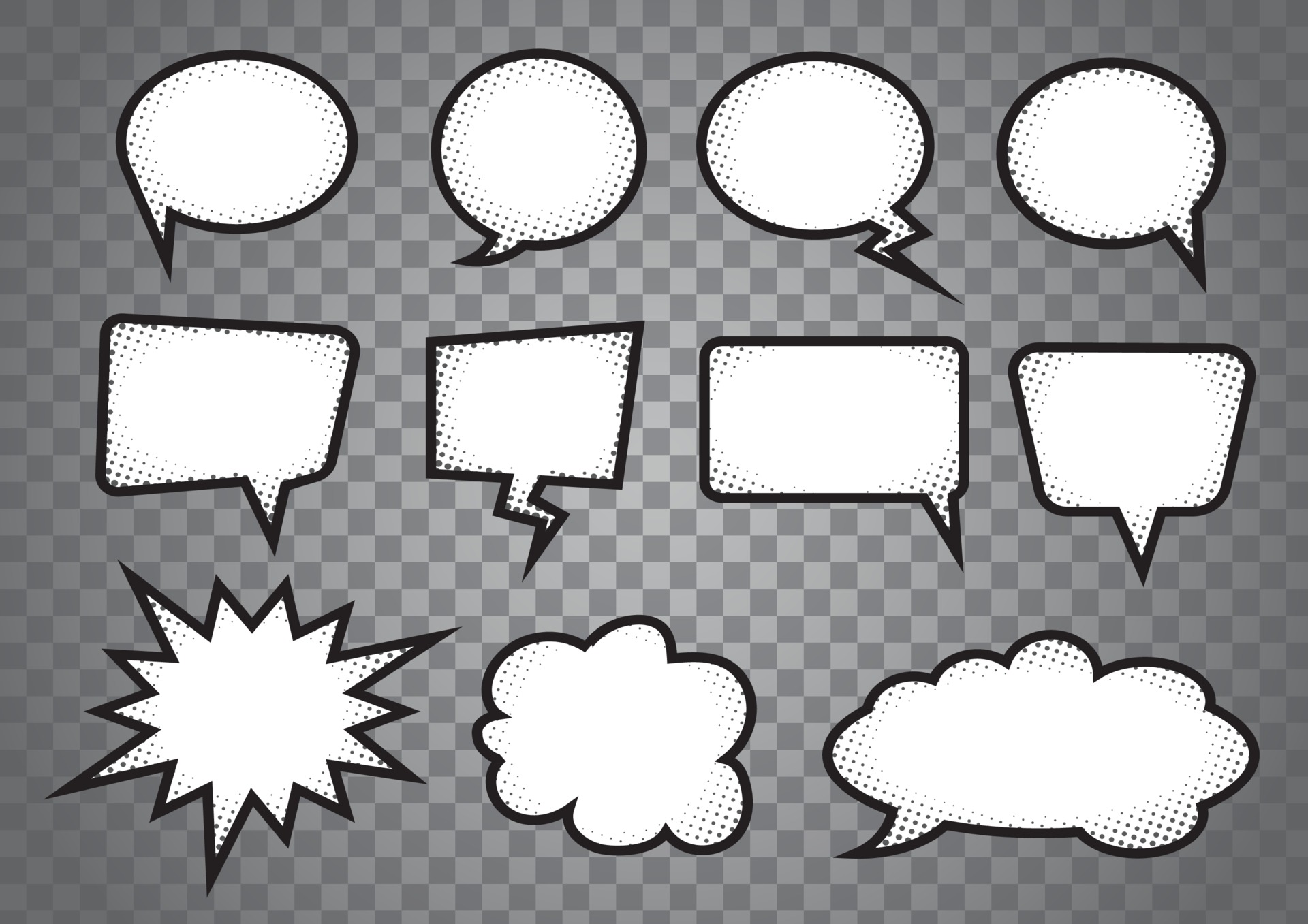 Cartoon Speech Bubble Vector Art, Icons, and Graphics for Free Download