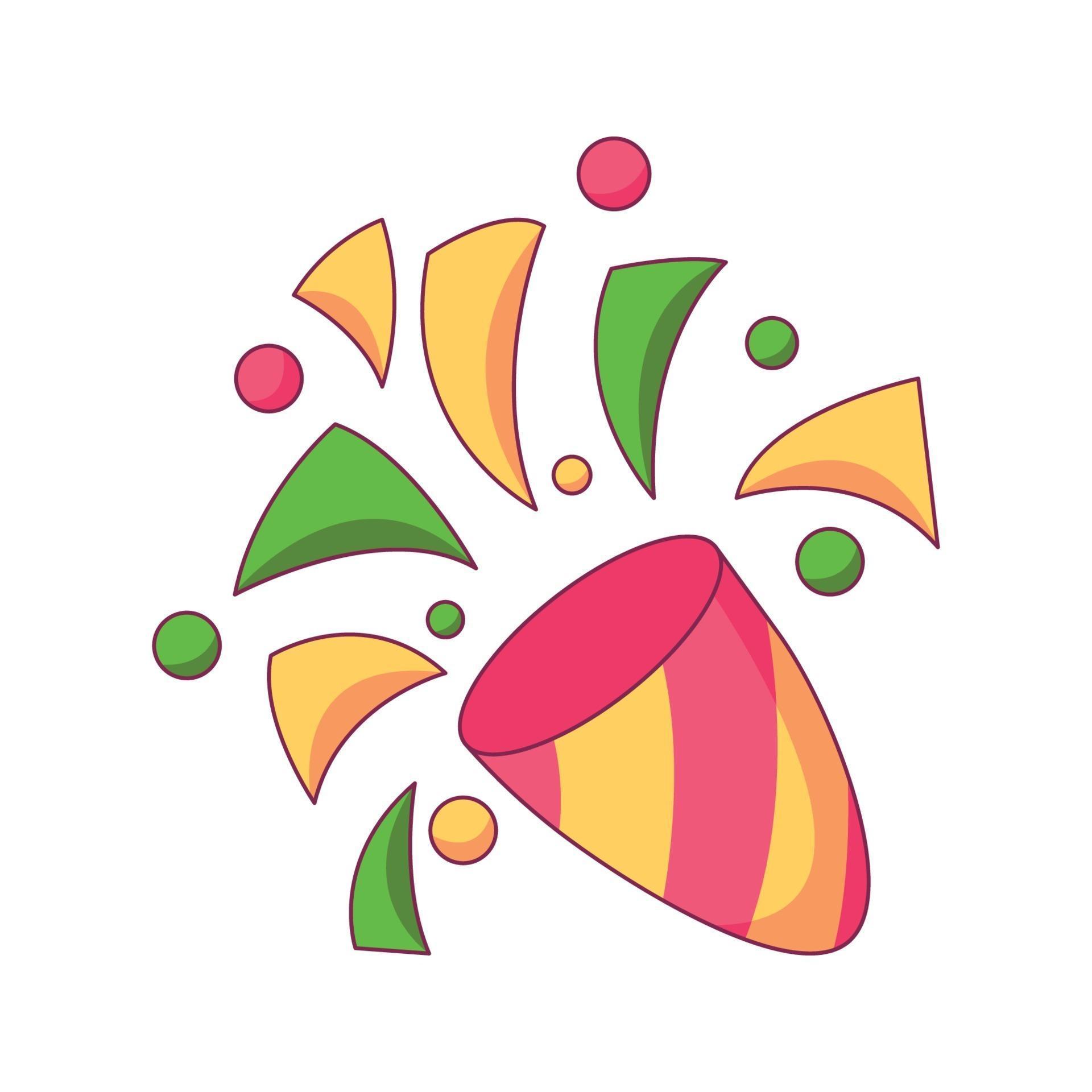 confetti birthday cartoon doodle hand drawn concept vector illustration ... confetti birthday cartoon doodle hand drawn concept vector illustration ...