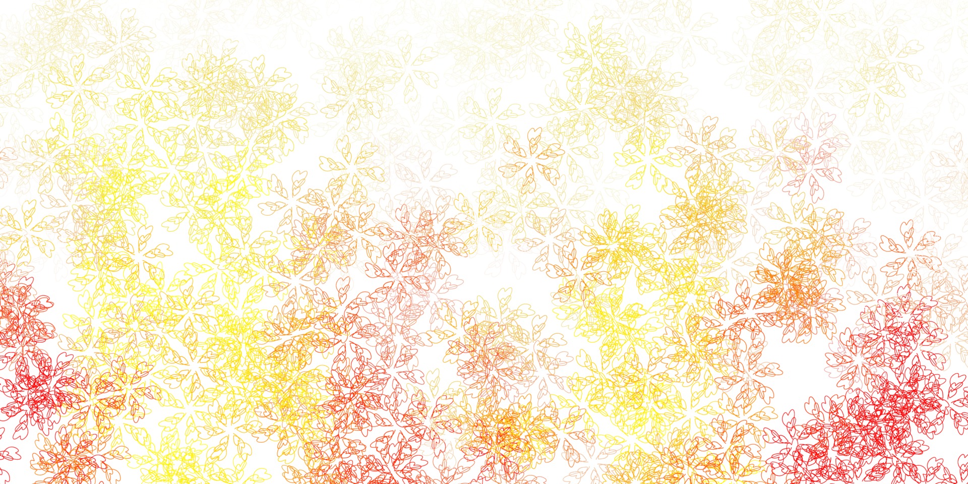 Light Orange Vector Abstract Layout With Leaves 2039497 Vector Art At Vecteezy