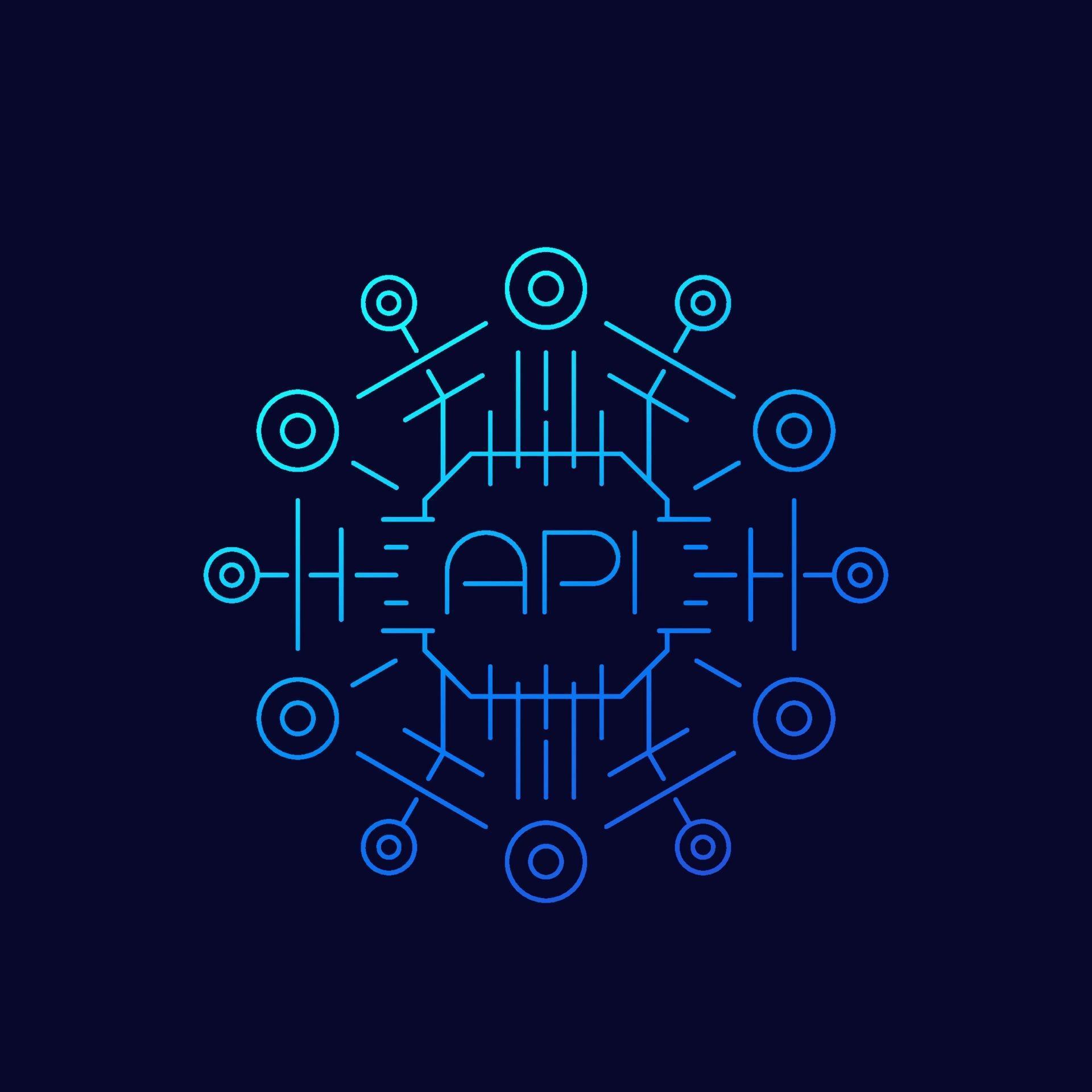 Api Icon Application Programming Interface Software Protocols Lineareps 2040690 Vector Art