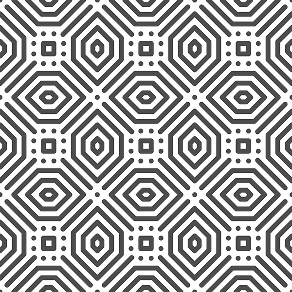 Abstract Seamless Hexagonal Dot Square Shapes Pattern Abstract Geometric Pattern For Various