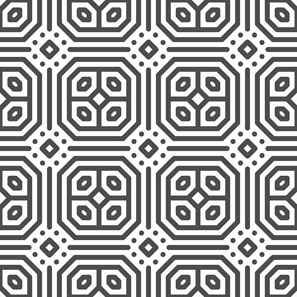 Abstract Seamless Octagonal Hexagon Shapes Pattern Abstract Geometric Pattern For Various