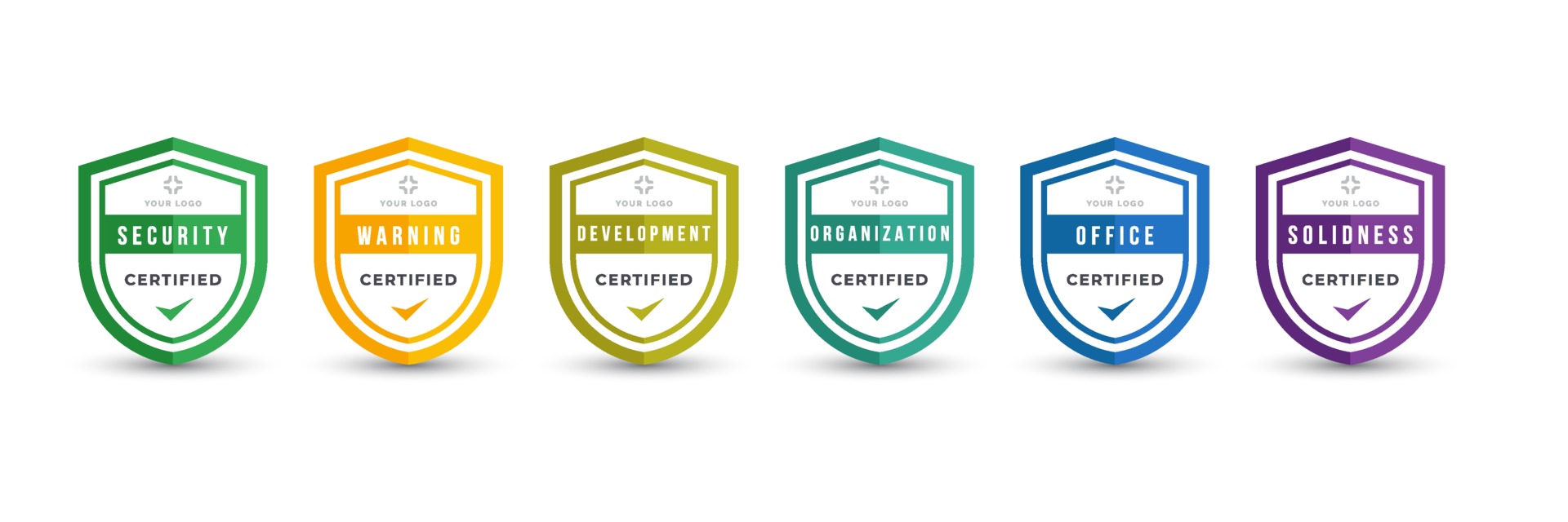 Certified logo badge shield design for company training badge ... Certified logo badge shield design for company training badge ...