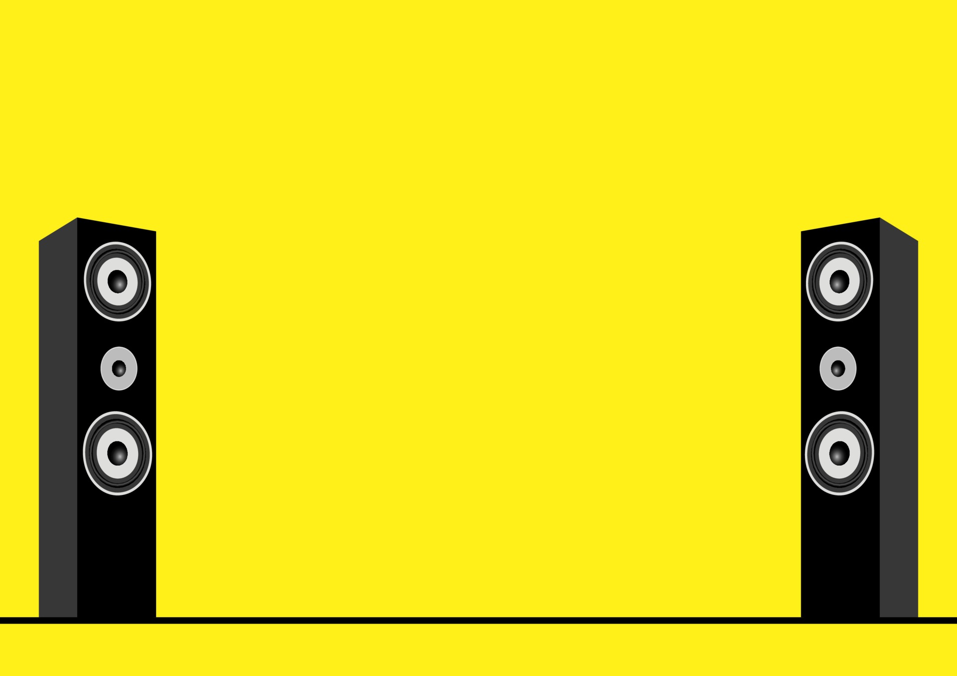 Vector Illustration Of Speakers Sound System Music Stereo Home Theatre Theme 2060798 Vector