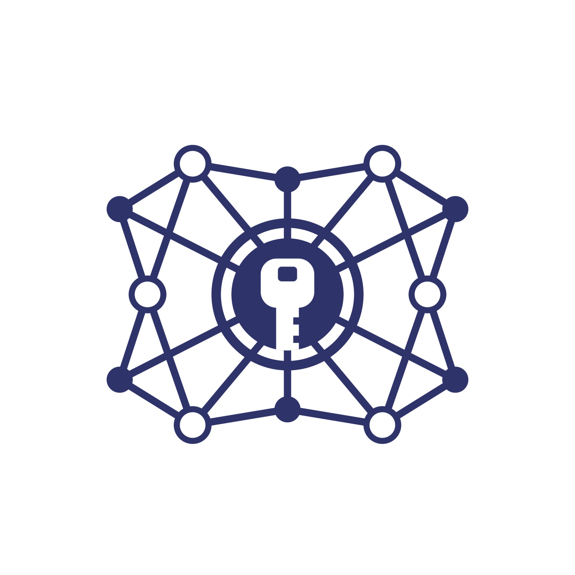 Encryption, cryptography vector line icon on white.eps 2061505 Vector Art at Vecteezy