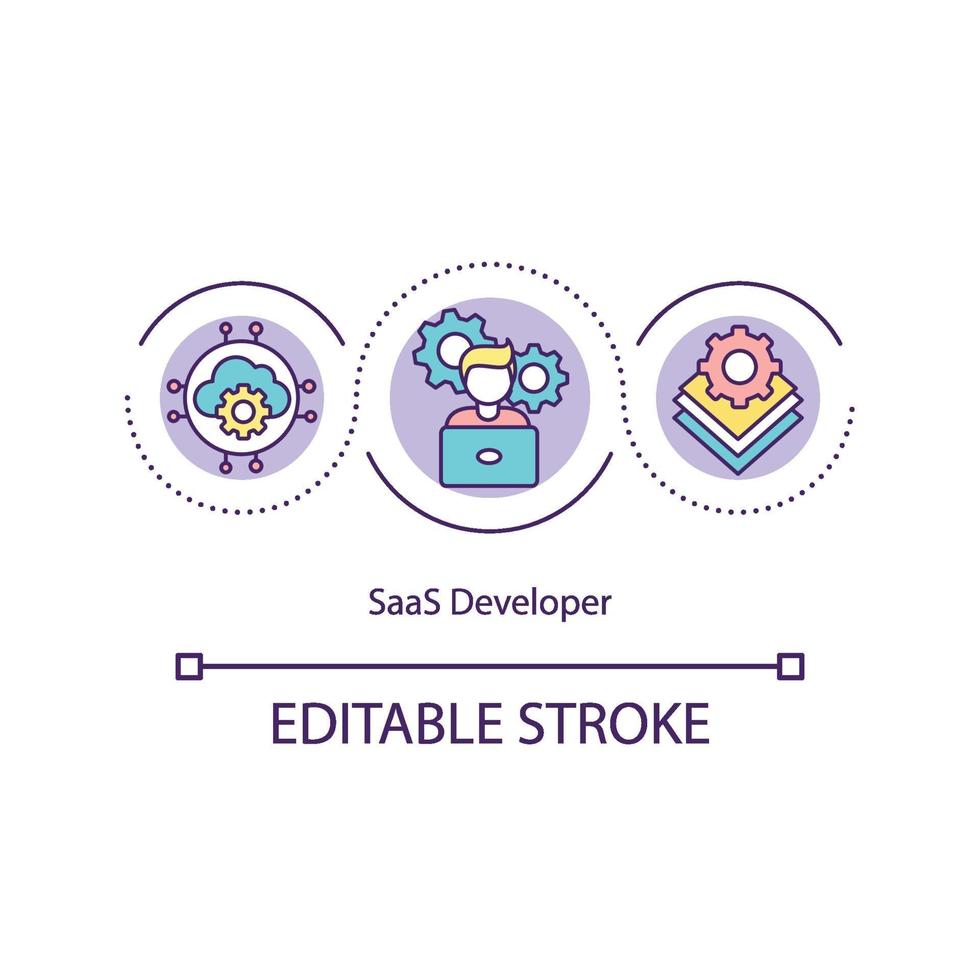 SaaS developer concept icon 2061869 Vector Art at Vecteezy SaaS developer concept icon 2061869 Vector Art at Vecteezy