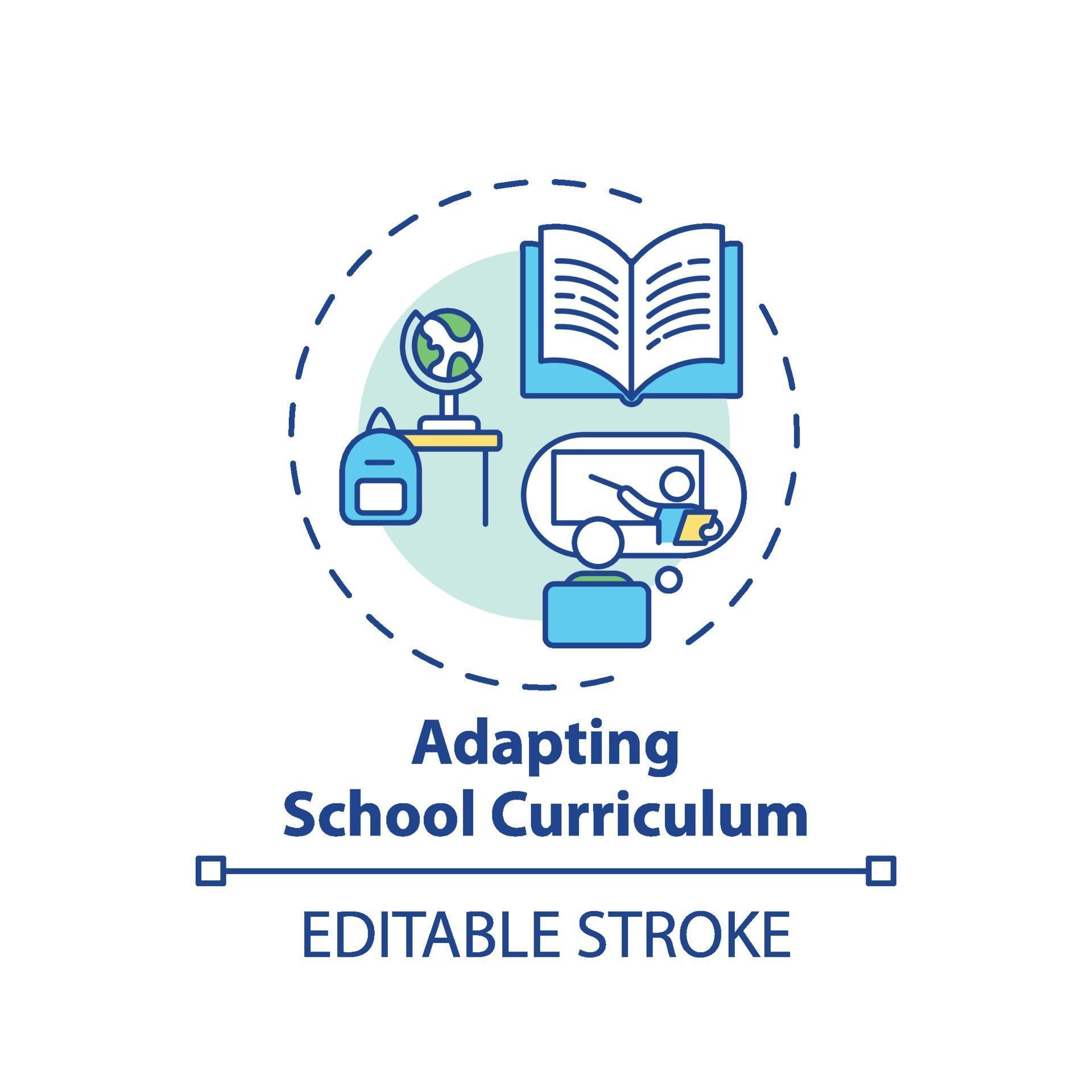 Adapting school curriculum concept icon 2061886 Vector Art at Vecteezy Adapting school curriculum concept icon 2061886 Vector Art at Vecteezy