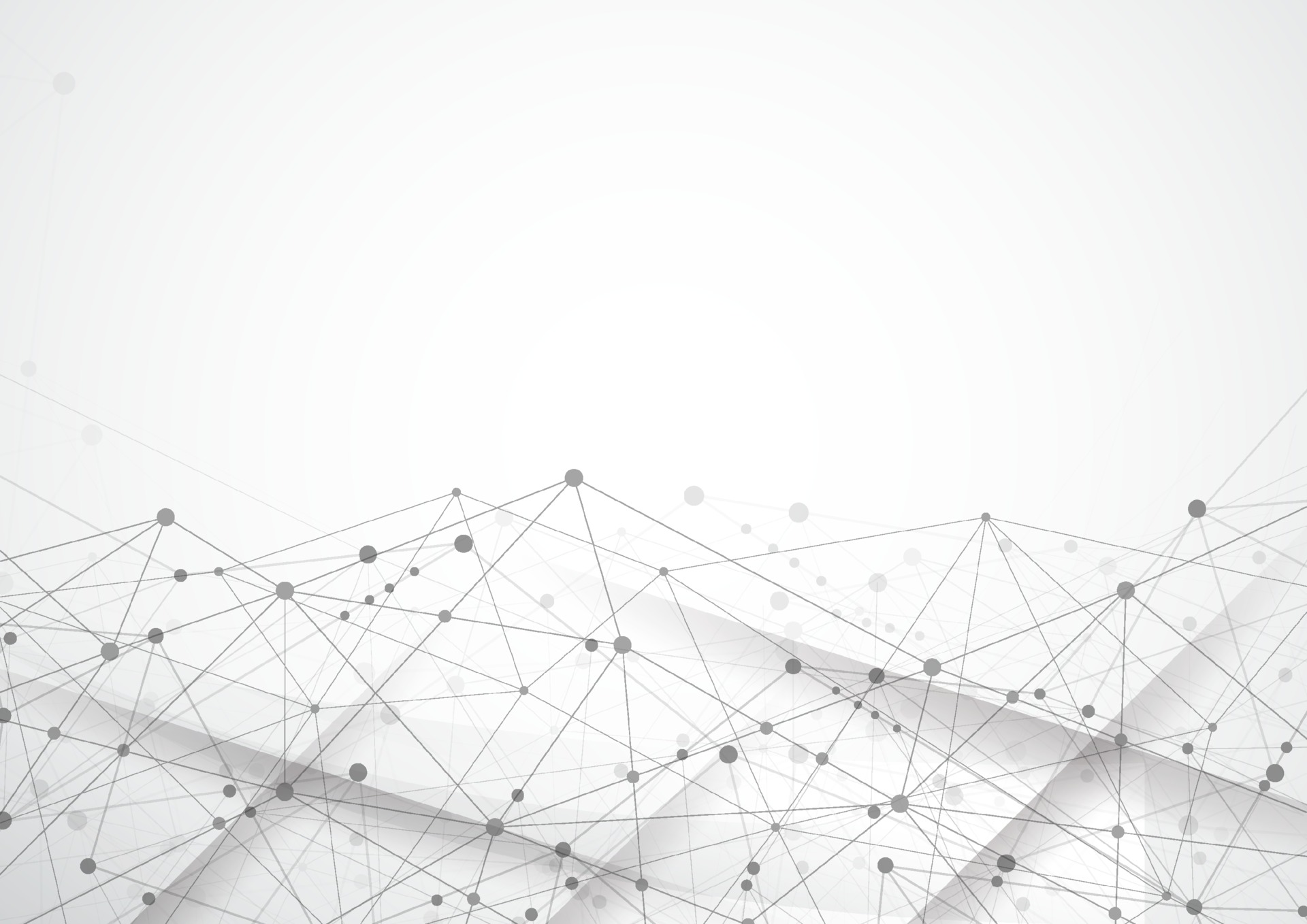 Abstract Connecting Dots And Lines Connection Science Background Vector Illustration 2062216