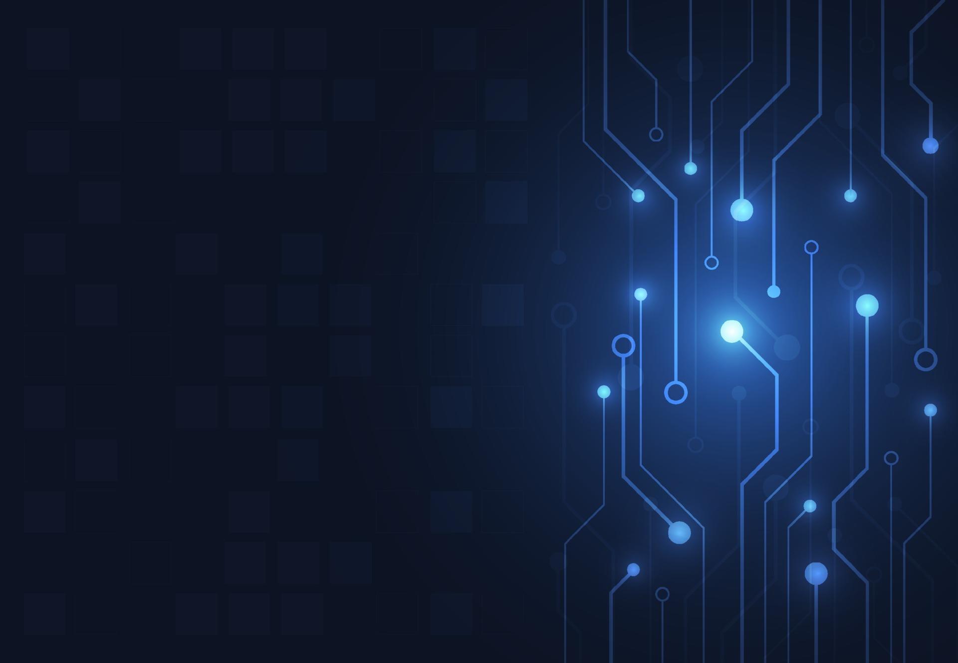 Abstract Background With Technology Circuit Board Texture Electronic