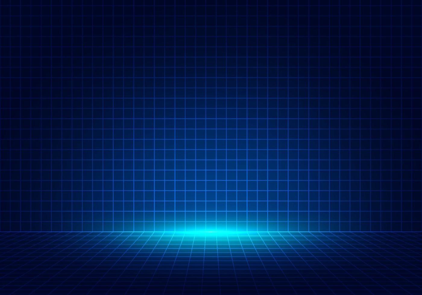 Abstract blue grid perspective design background with lighting. High ... Abstract blue grid perspective design background with lighting. High ...