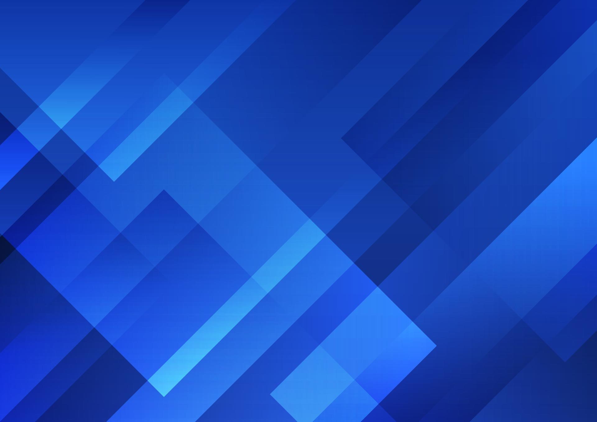 Abstract blue geometric shape overlay layer background technology style ...