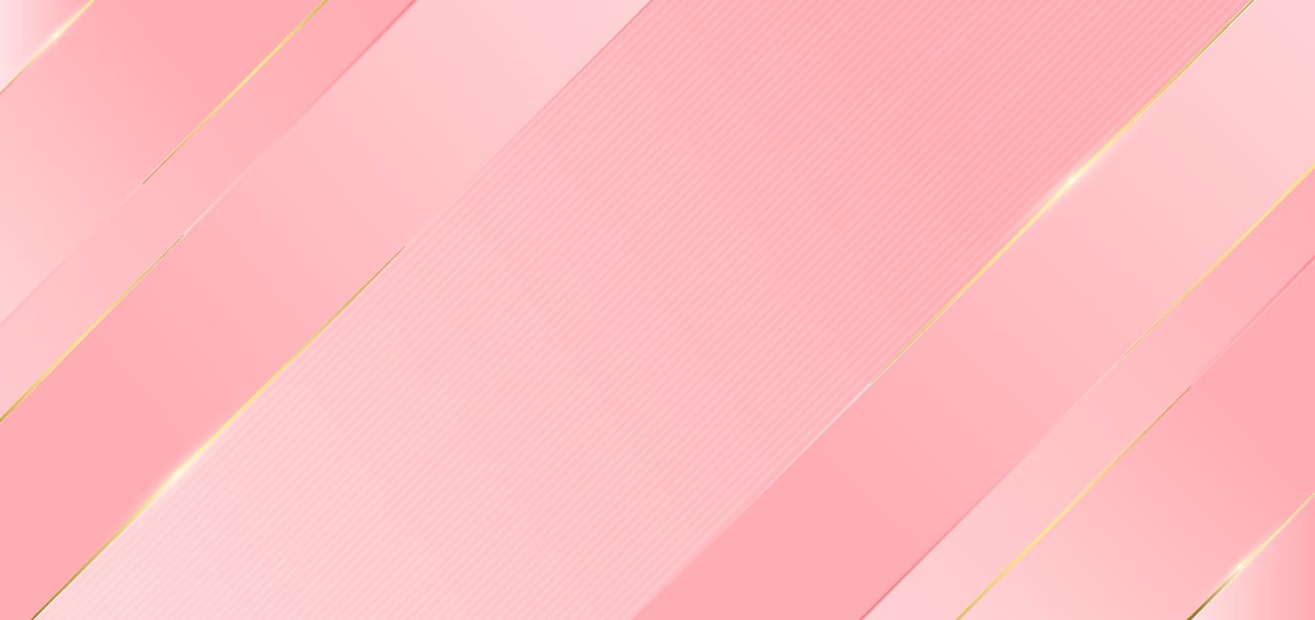 Fondo diagonal geométrico de diseño rosa abstracto con líneas doradas ... Fondo diagonal geométrico de diseño rosa abstracto con líneas doradas ...