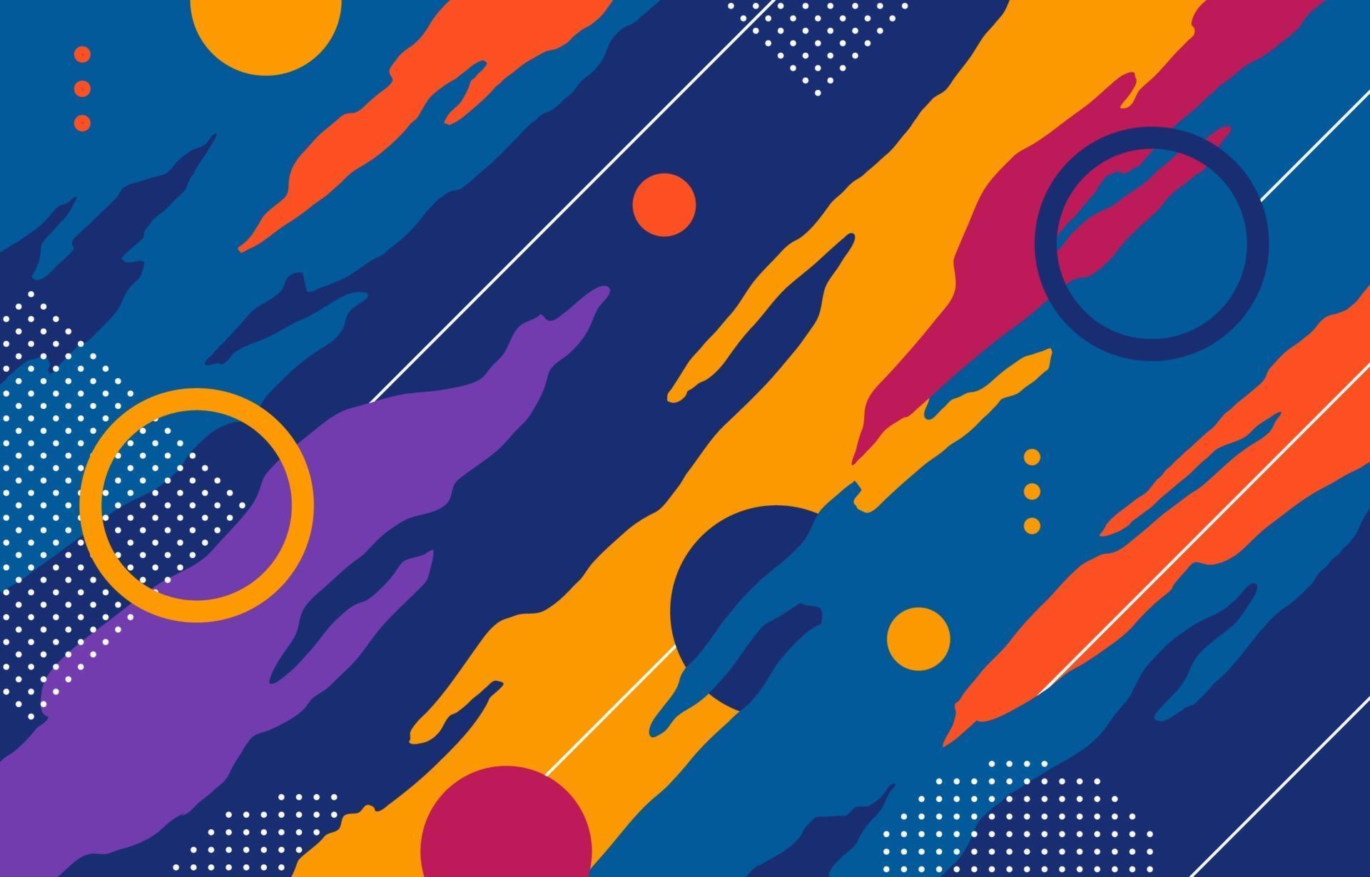 Abstract Colorful Shapes Background 2073027 Vector Art at Vecteezy