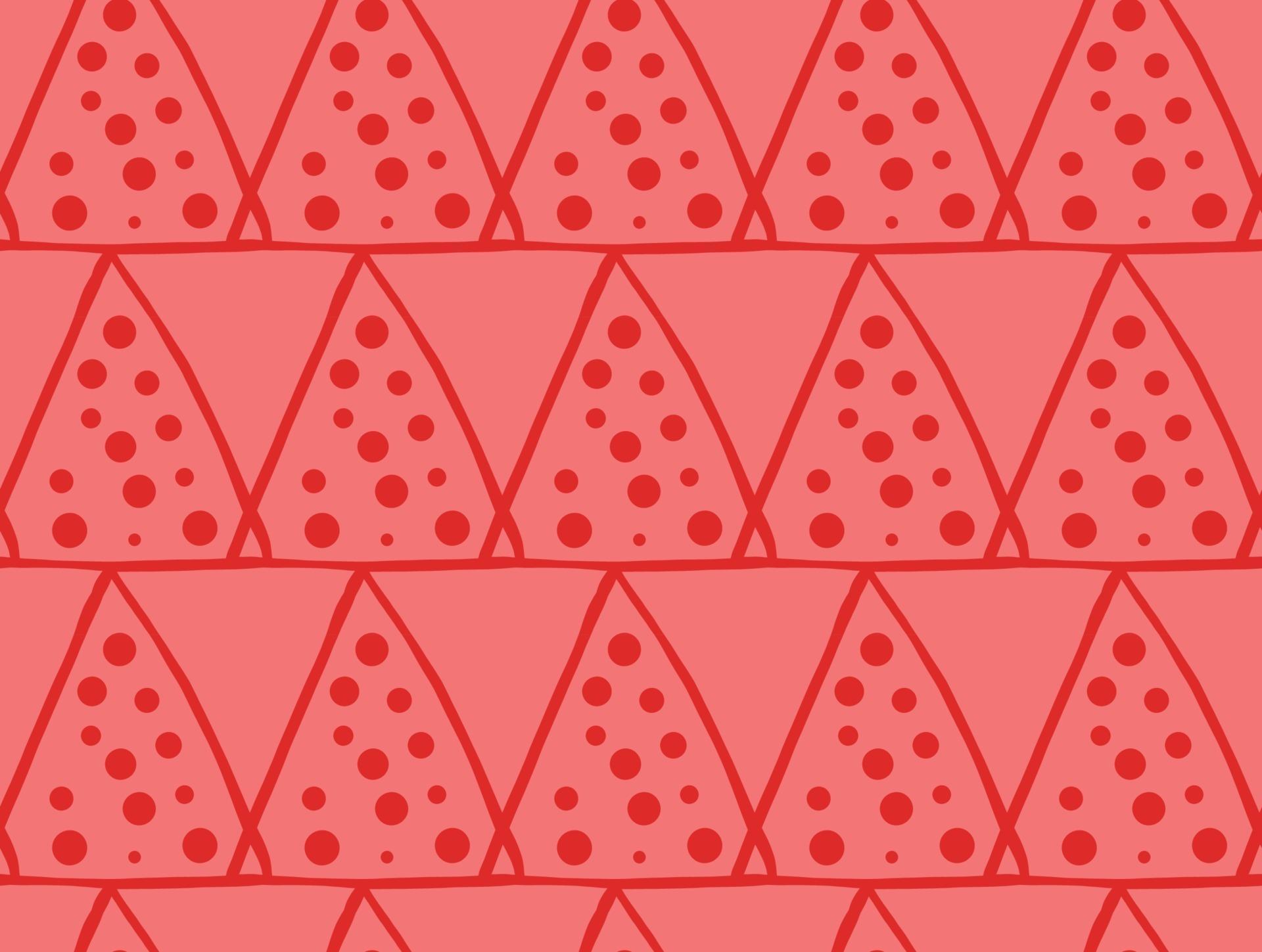 Vector texture background, seamless pattern. Hand drawn, red colors ...