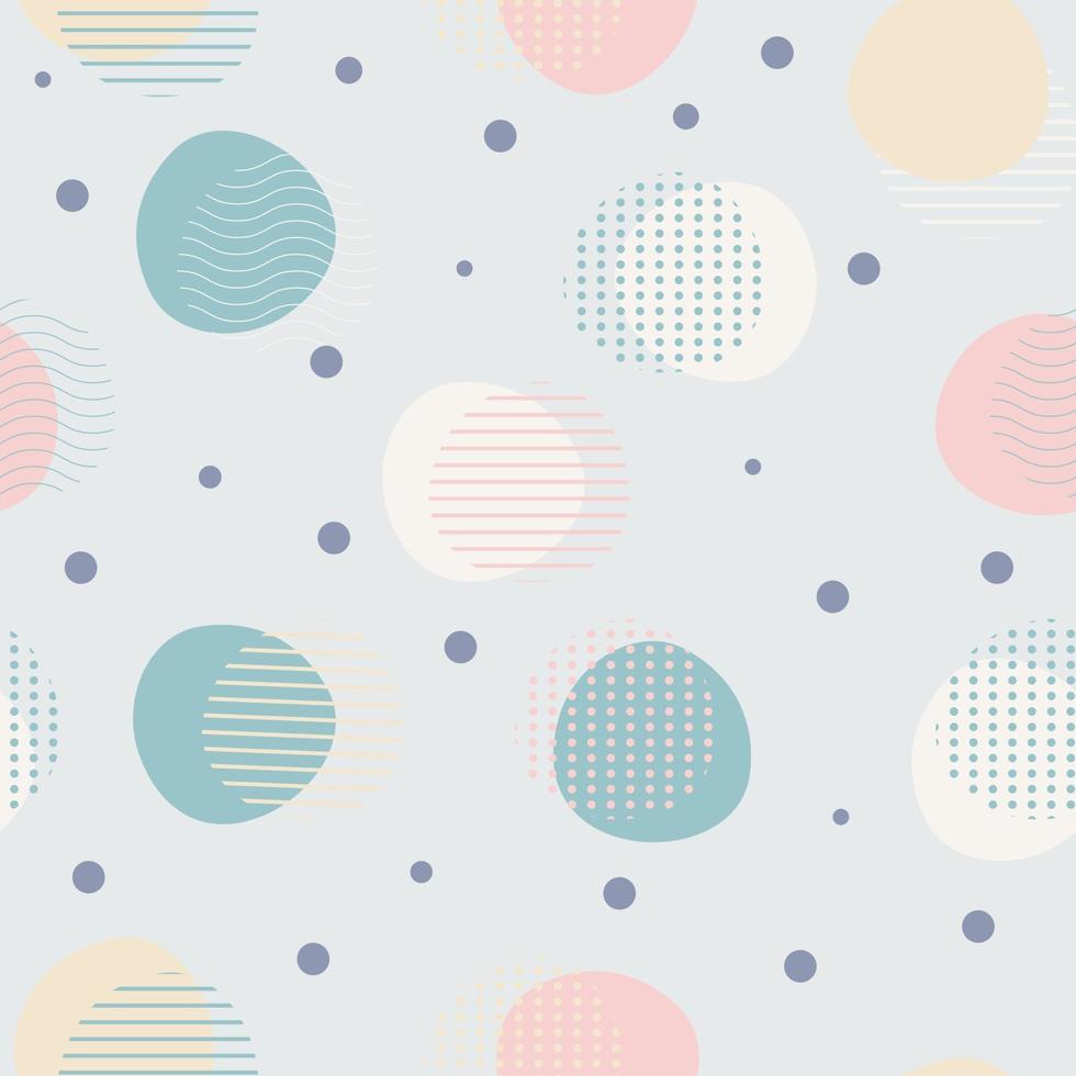 Seamless pattern with abstract and geometric shapes 2079645 Vector Art ...