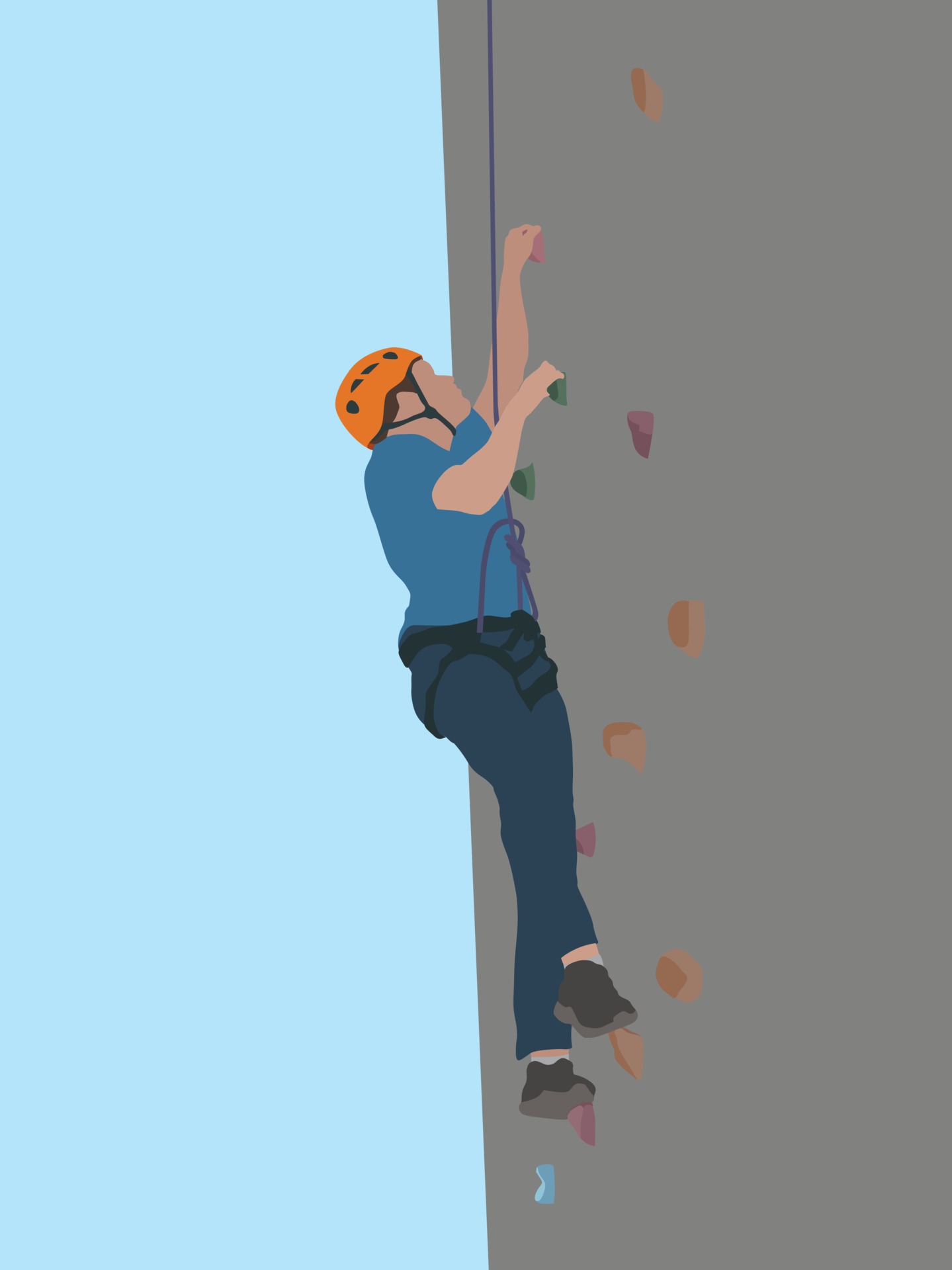 Climbing Wall on illustration graphic vector 2080394 Vector Art at Vecteezy