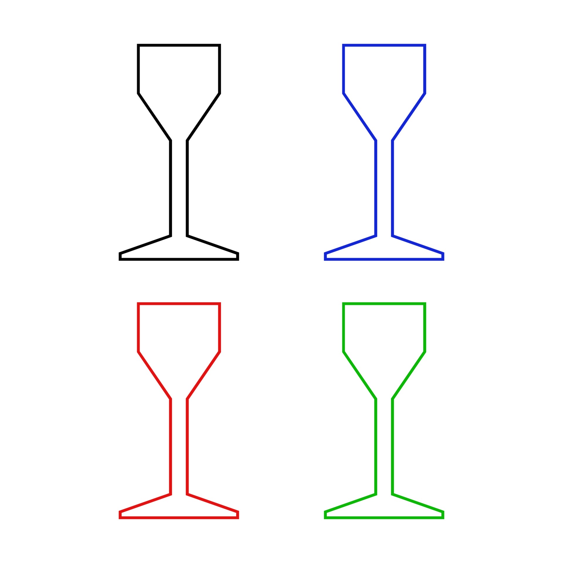 Set Of Wine Glass On White Background 2080807 Vector Art at Vecteezy