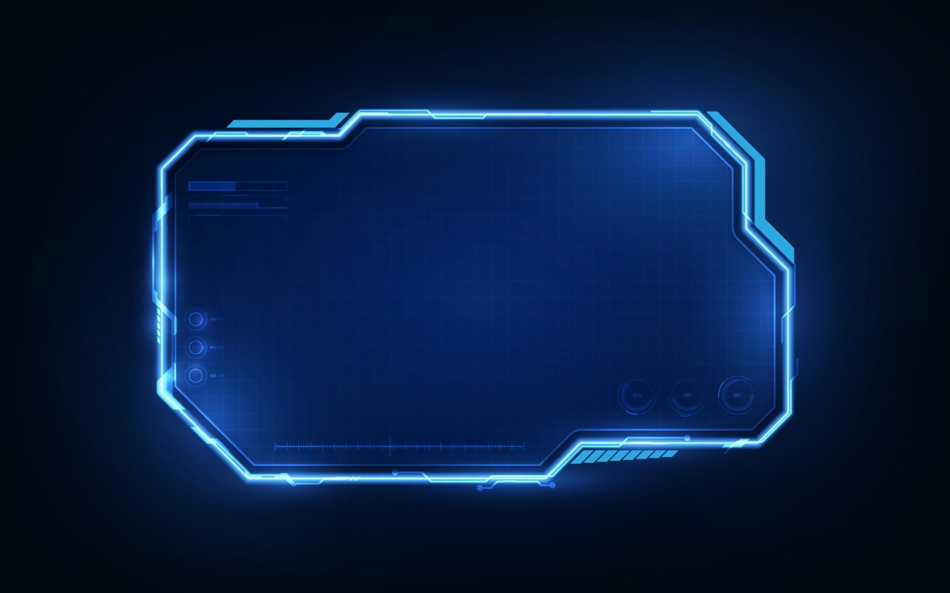 sci fi frame cyber pattern background design eps 10 vector 2082072 ...