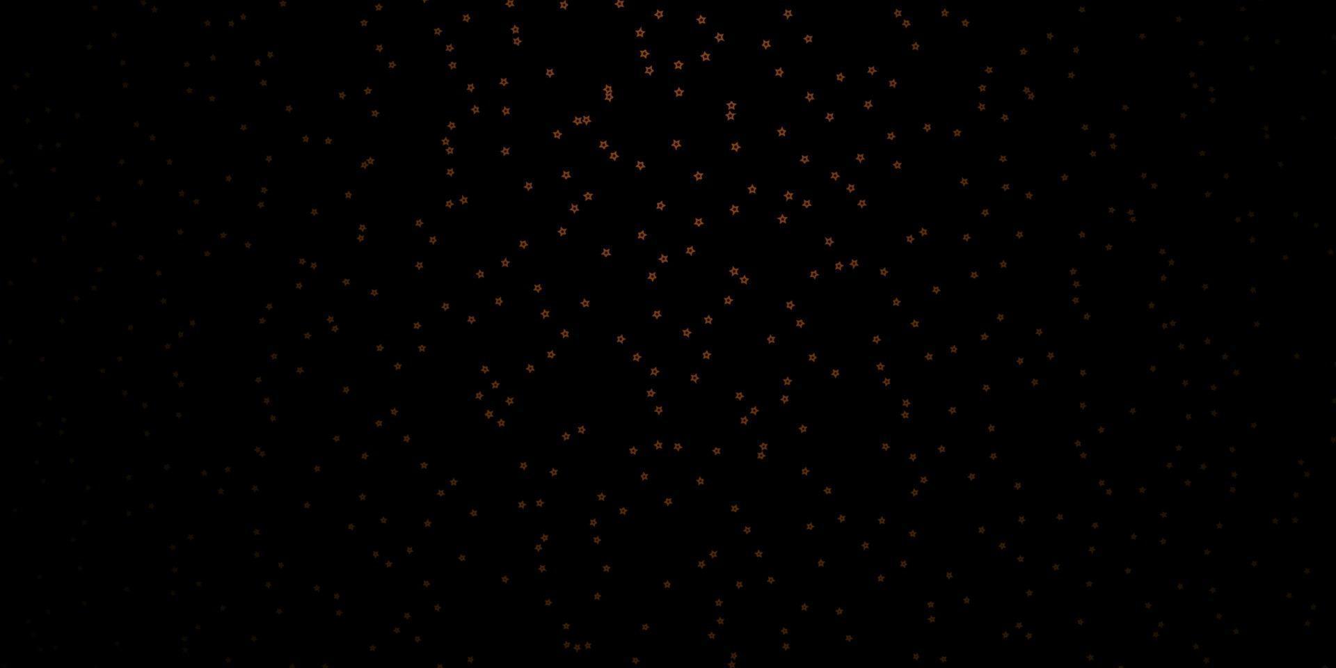 Dark Orange Vector Pattern With Abstract Stars 2087304 Vector Art At Vecteezy