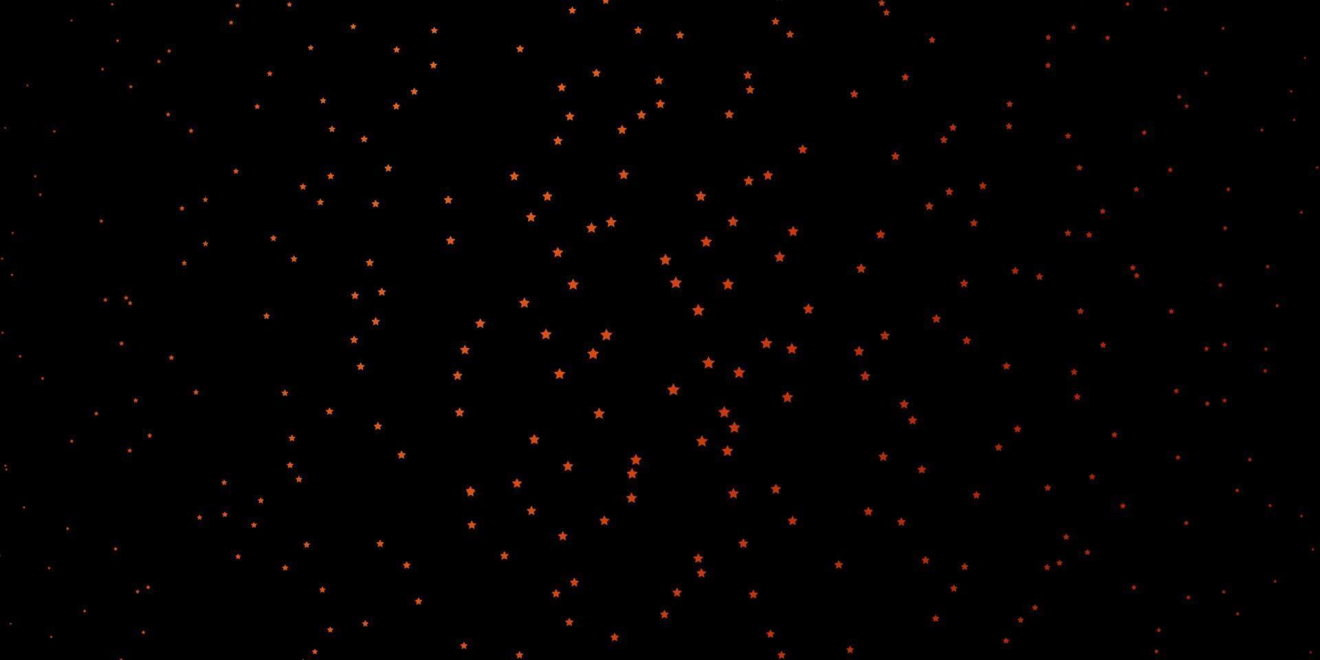 Dark Orange Vector Pattern With Abstract Stars 2087481 Vector Art At Vecteezy
