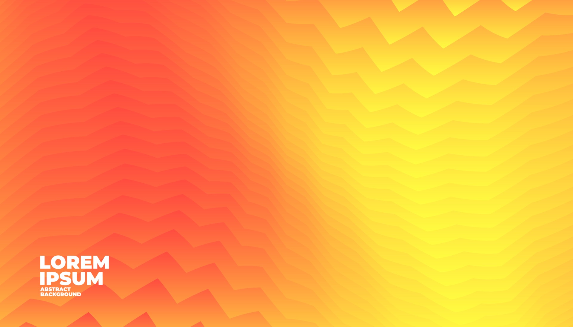 Abstract Orange Gradient Background With Space For Text And Message
