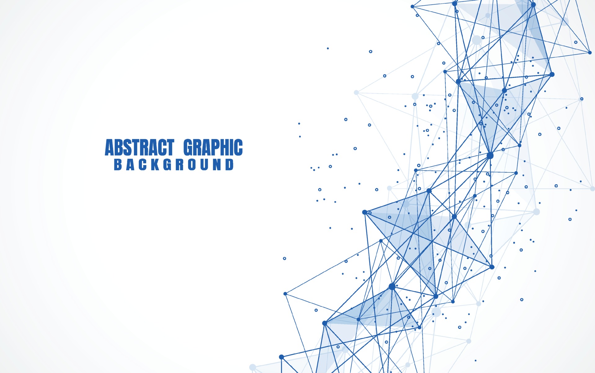 Abstract Connecting Dots And Lines With Geometric Background Modern