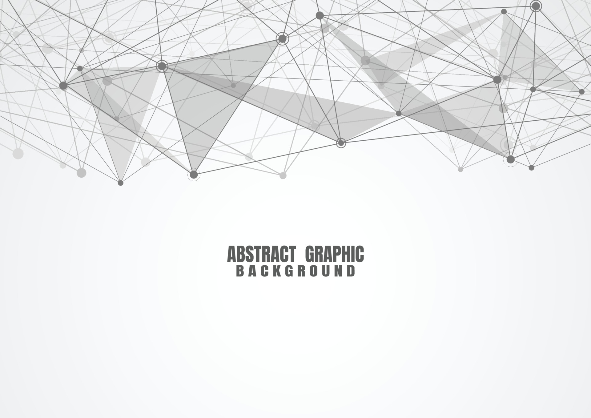 Abstract Connecting Dots And Lines With Geometric Background Modern