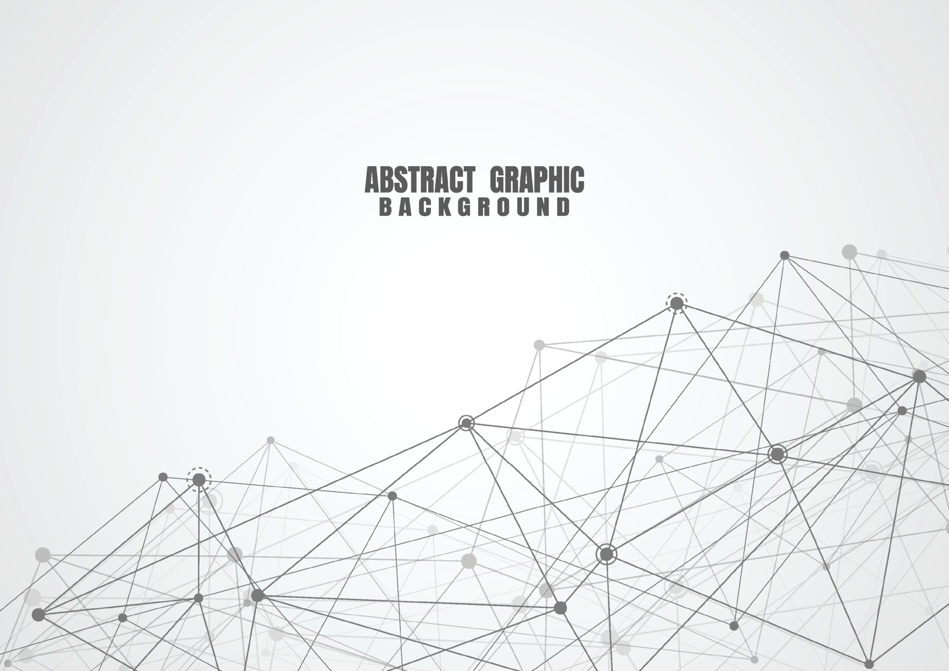 Abstract Connecting Dots And Lines With Geometric Background Modern Technology Connection