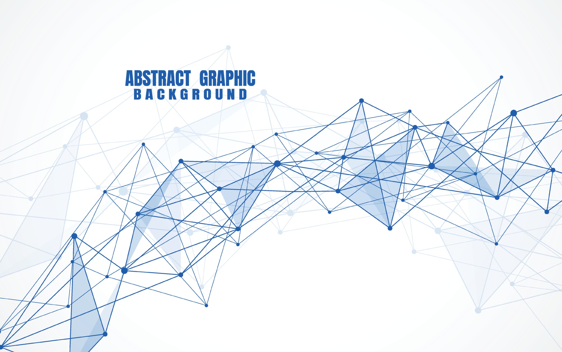 Abstract Connecting Dots And Lines With Geometric Background Modern