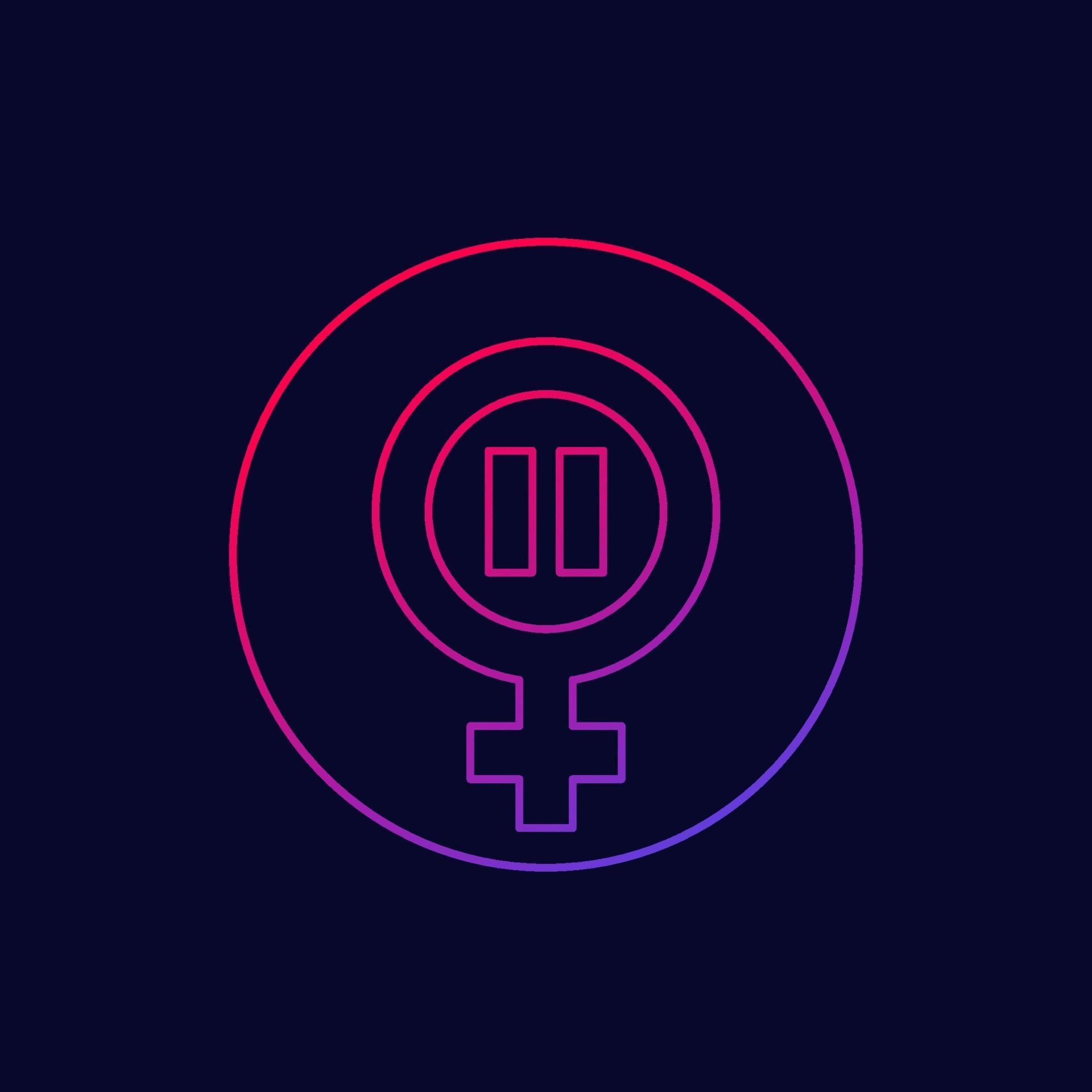 Menopause Icon Climacteric Line Vector Eps 2096386 Vector Art At Vecteezy