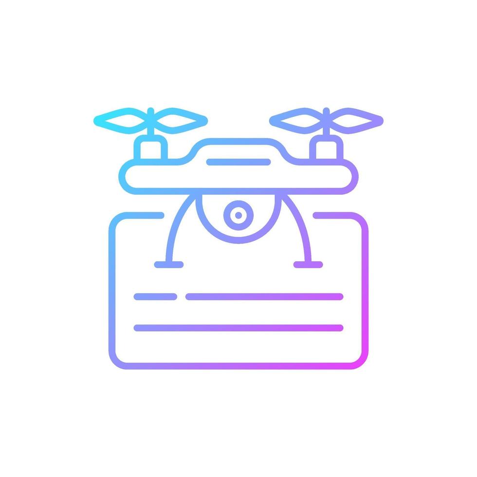 Drone License Gradient Linear Vector Icon 2103710 Vector Art At Vecteezy