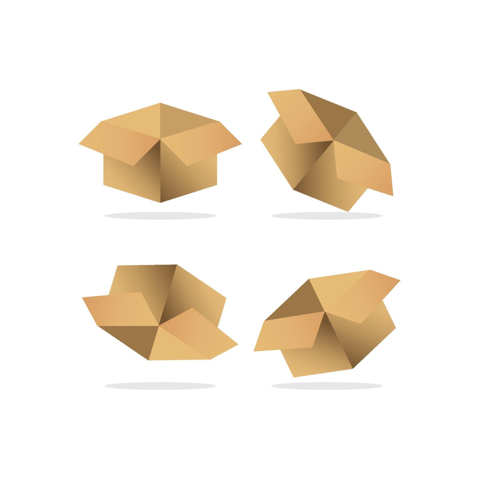 Box Logo Icon Vector Template Design Illustration 2107363 Vector Art at ...