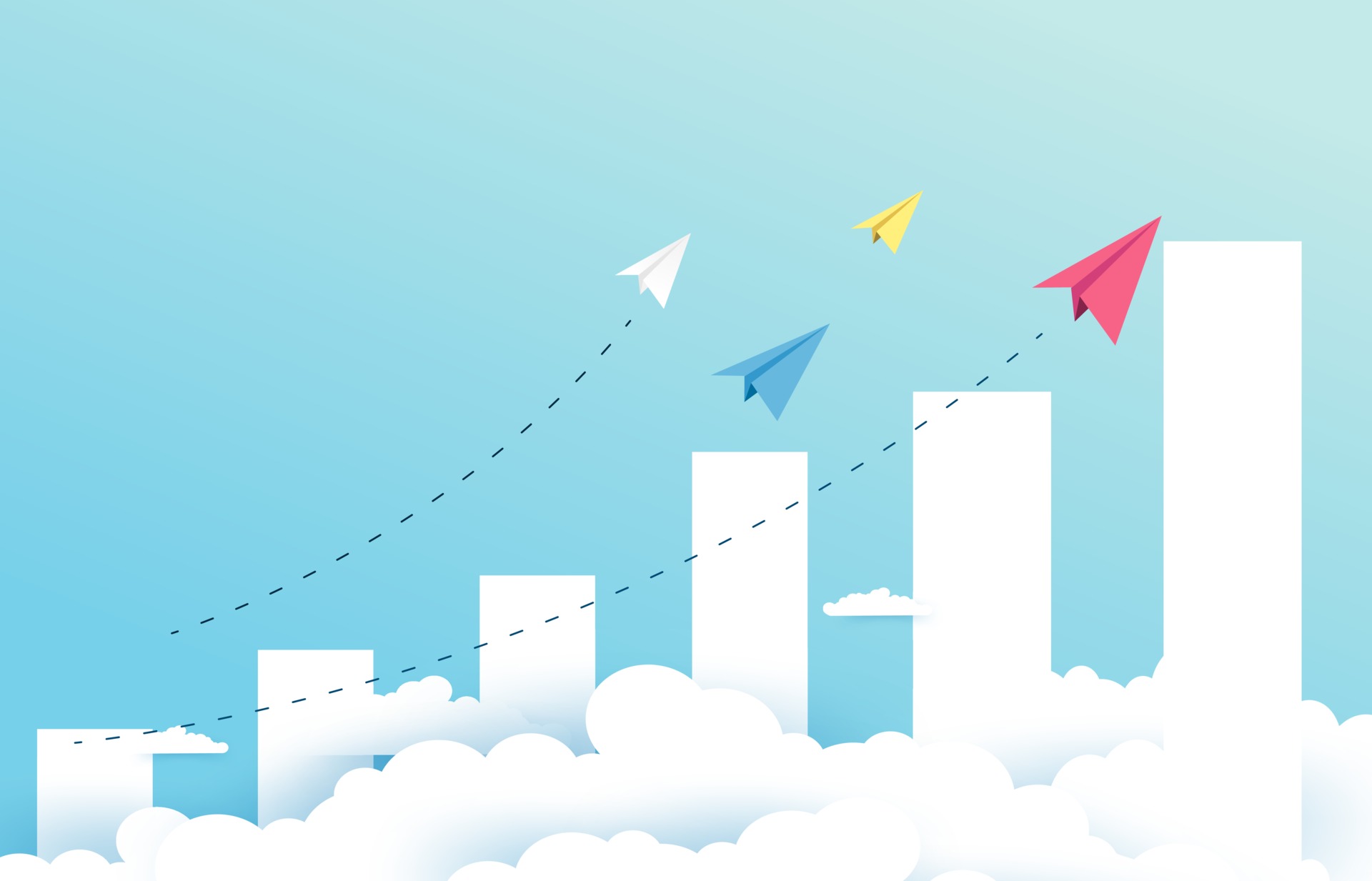 Stock and Graph design background. Business graph banner design 2110724 ...