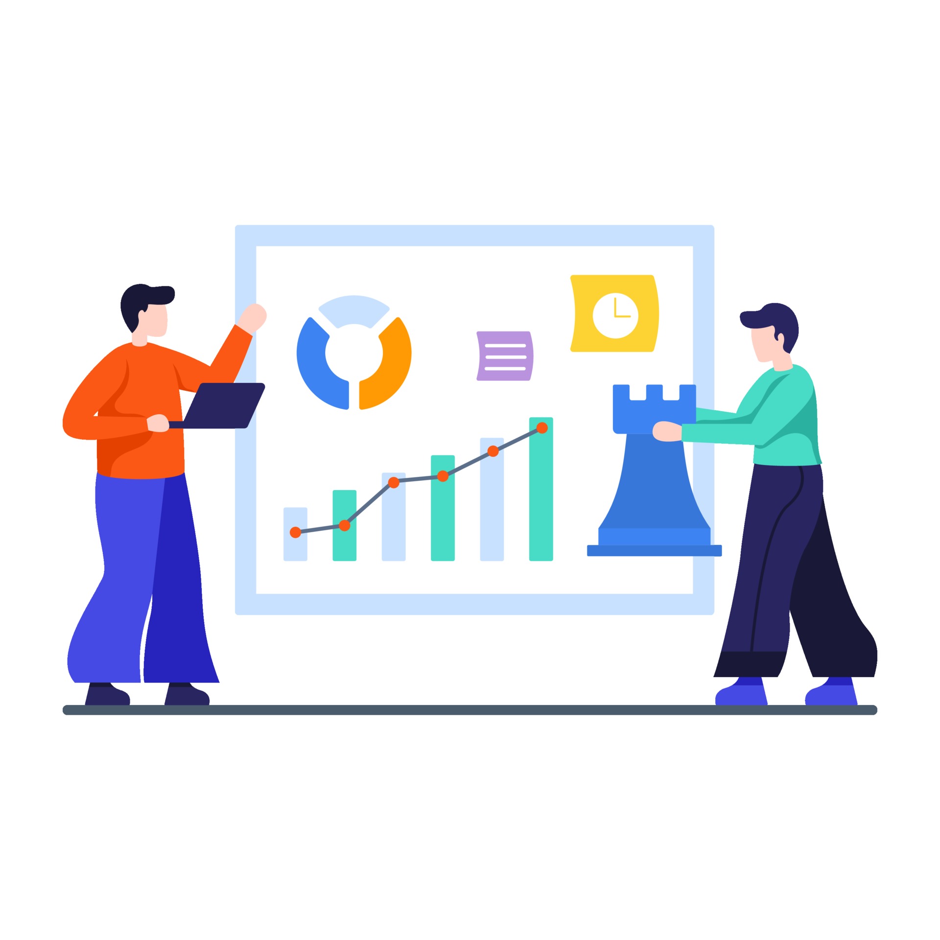 Marketing Strategy and Business Concept 2111005 Vector Art at Vecteezy